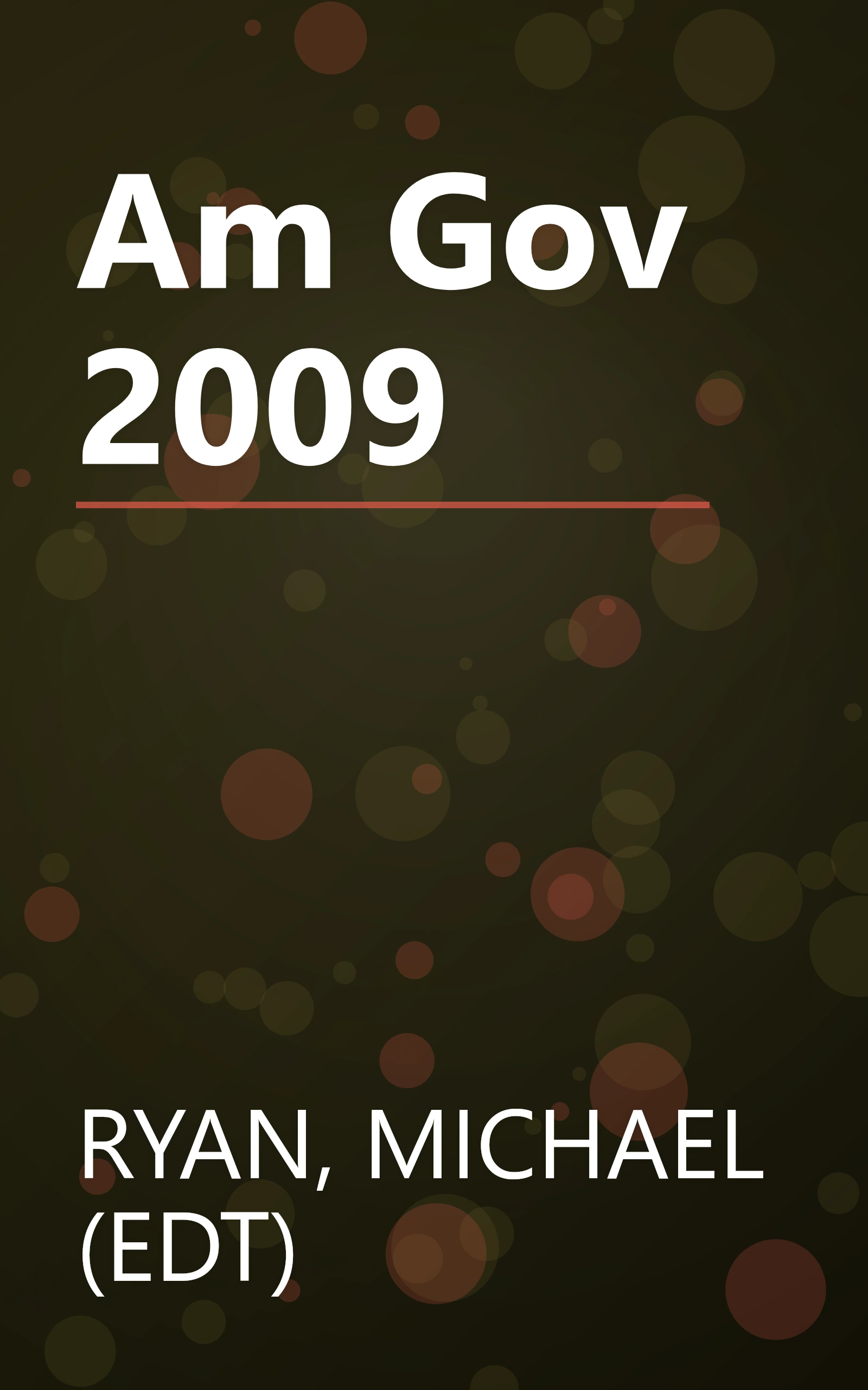 Am Gov 2009 book cover