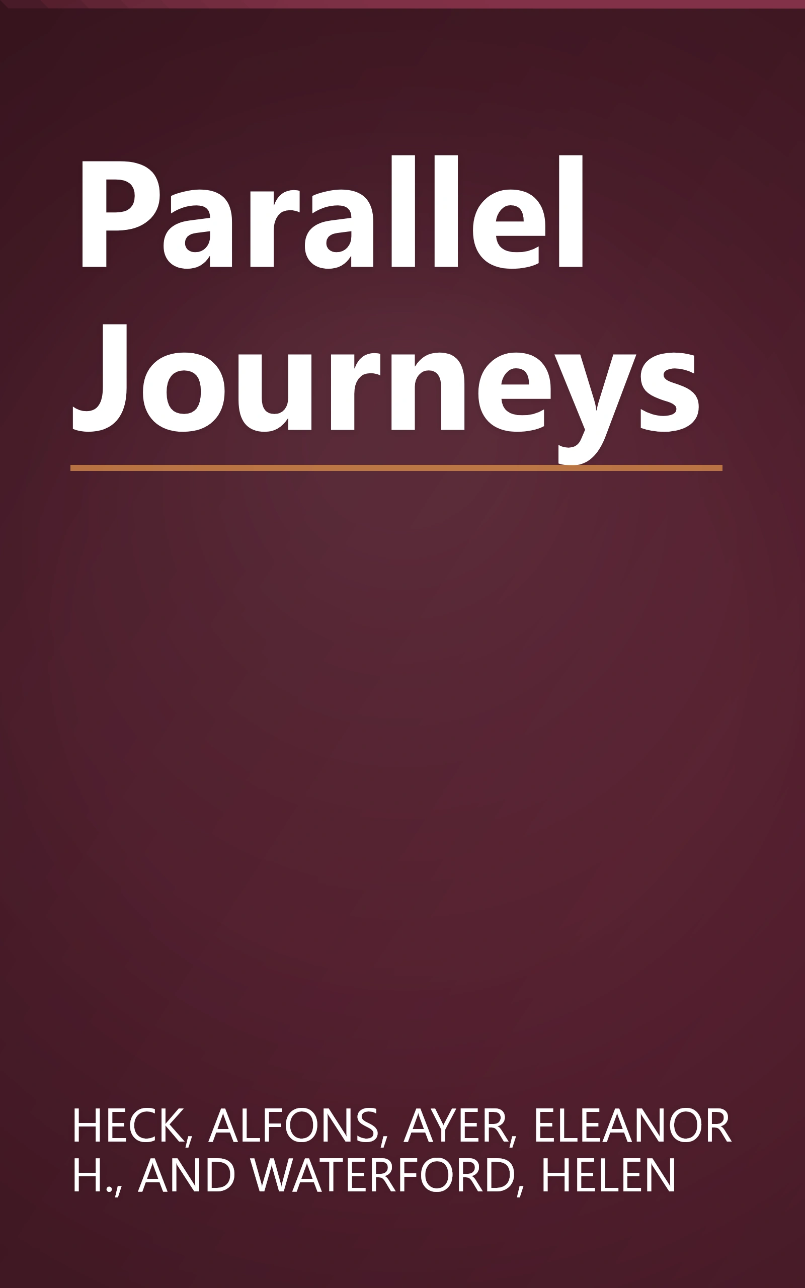 Parallel Journeys book cover