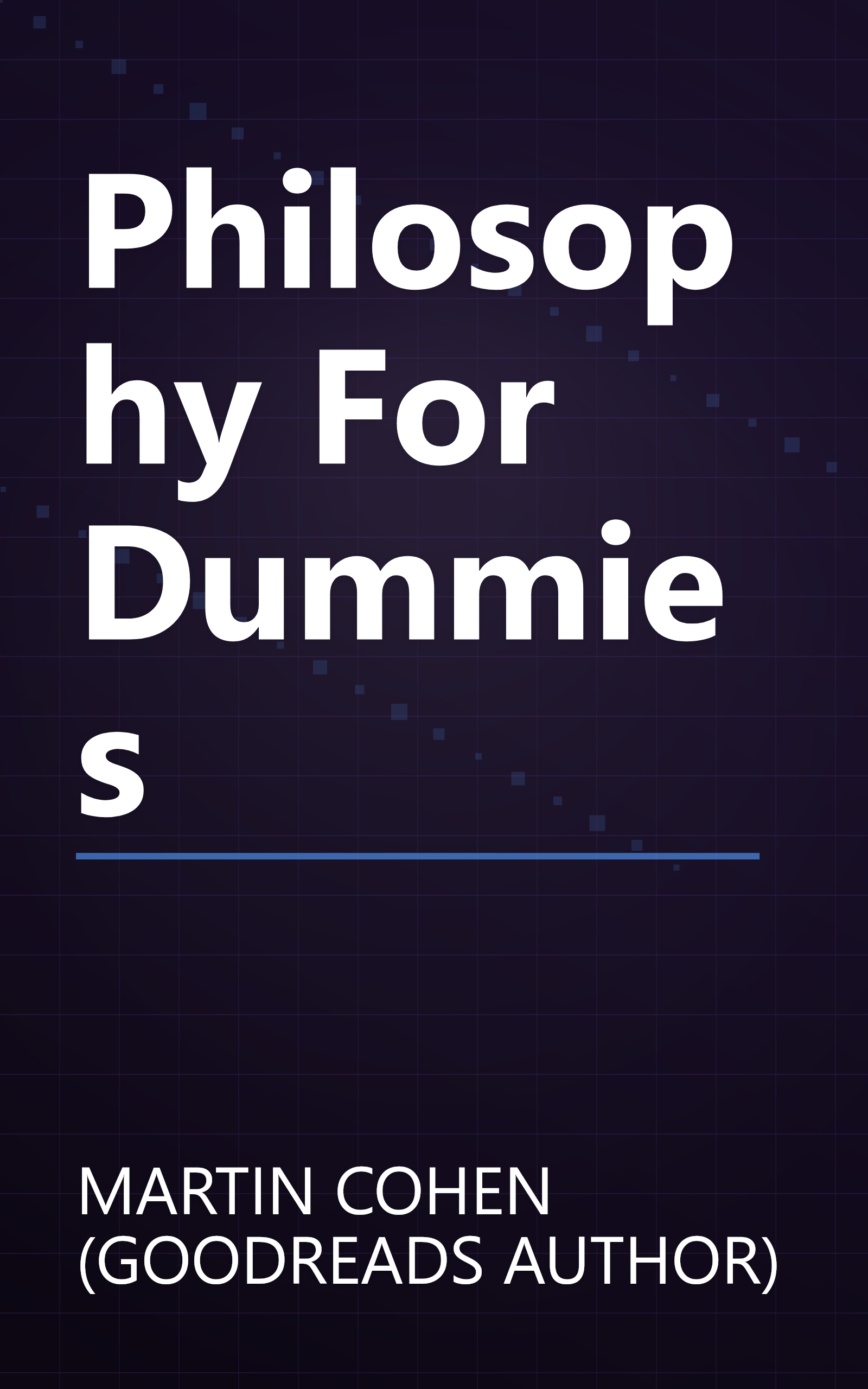 Philosophy For Dummies book cover