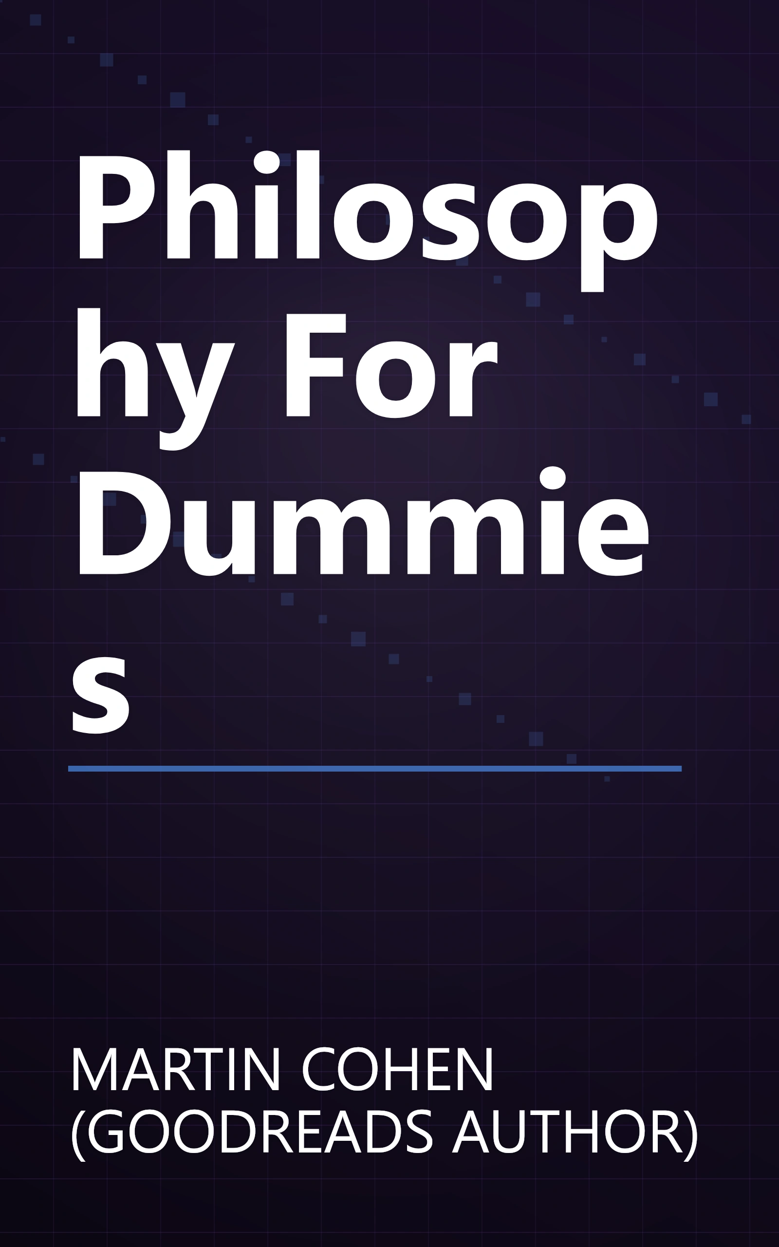 Philosophy For Dummies book cover