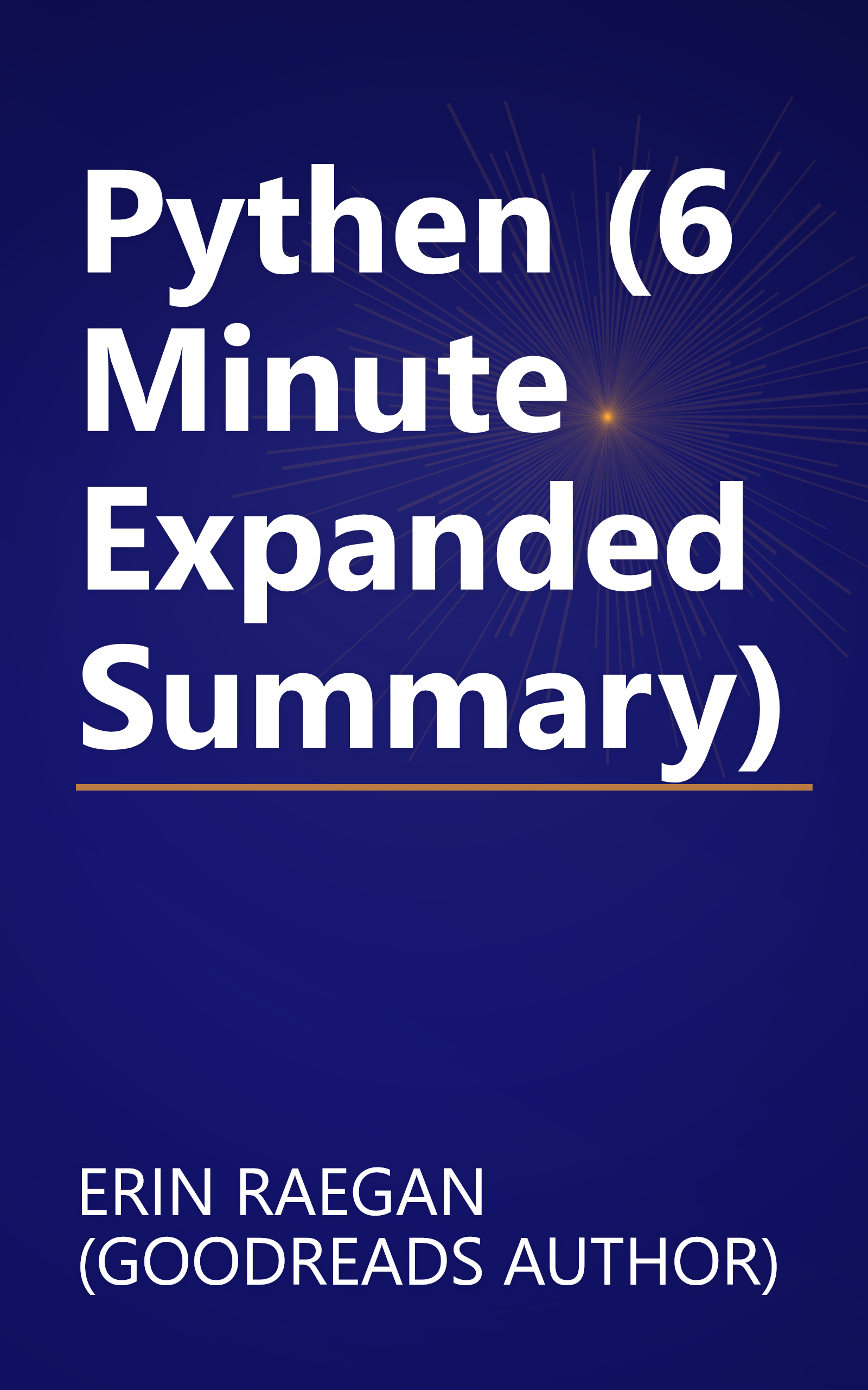 Pythen (6 Minute   Expanded Summary) book cover