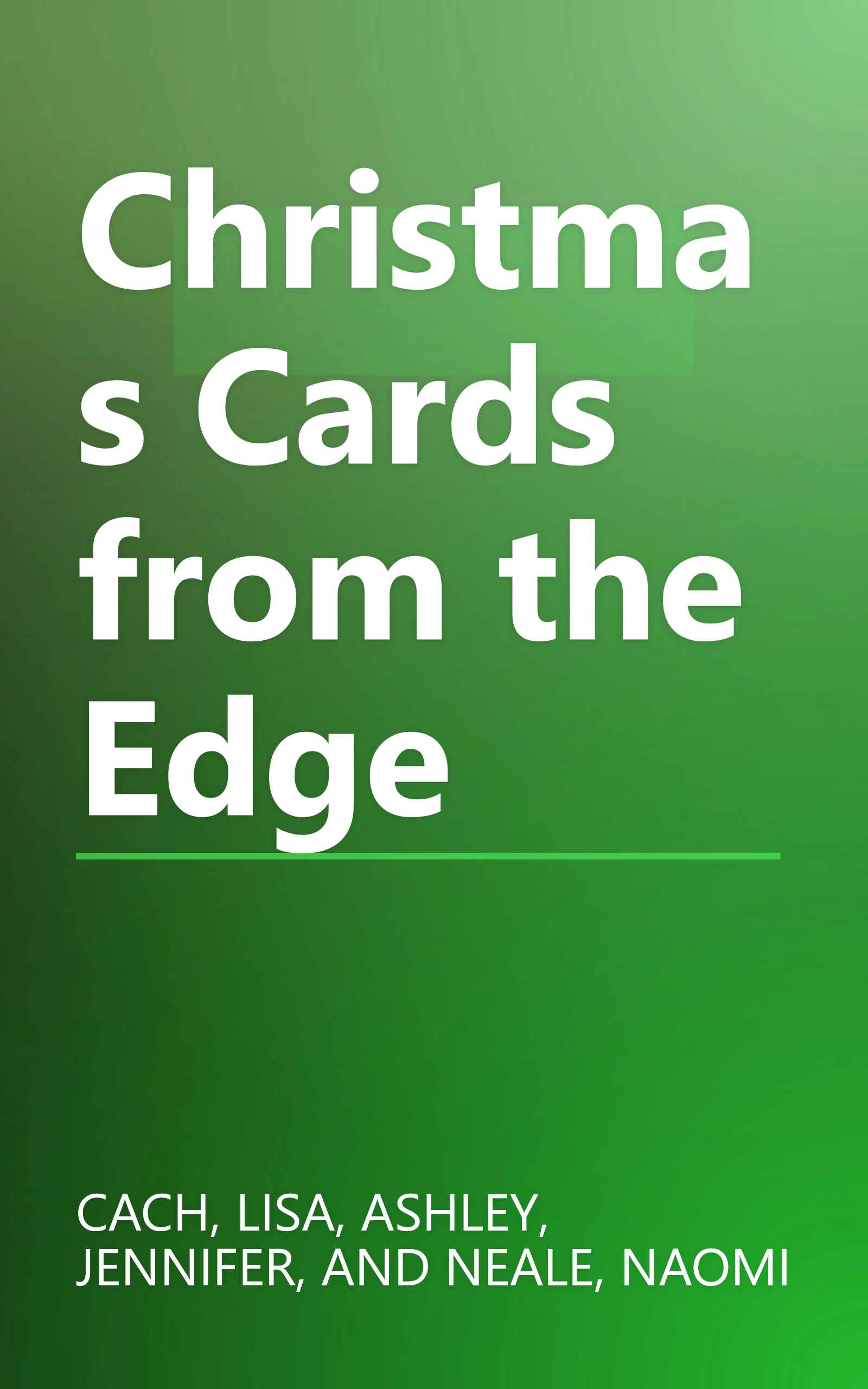 Christmas Cards from the Edge book cover