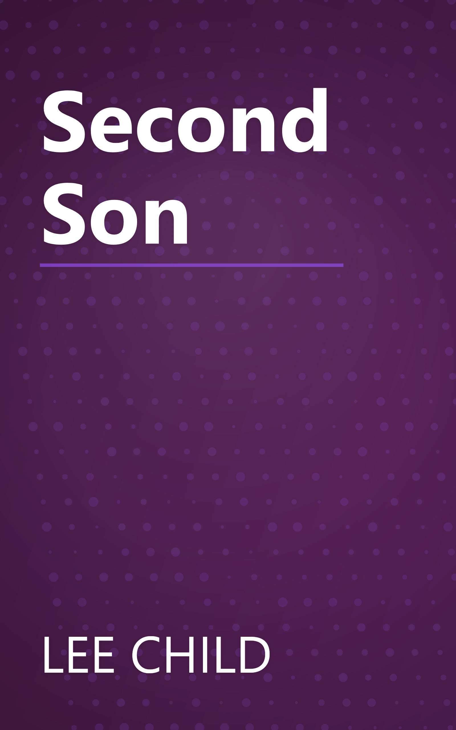 Second Son book cover