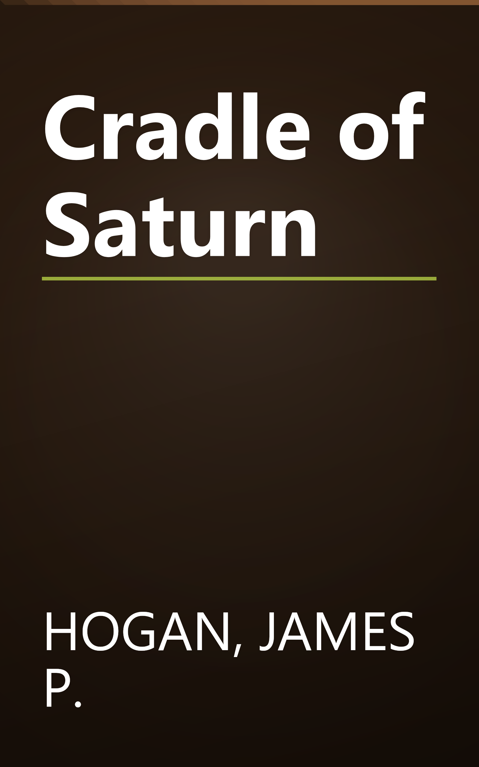 Cradle of Saturn book cover