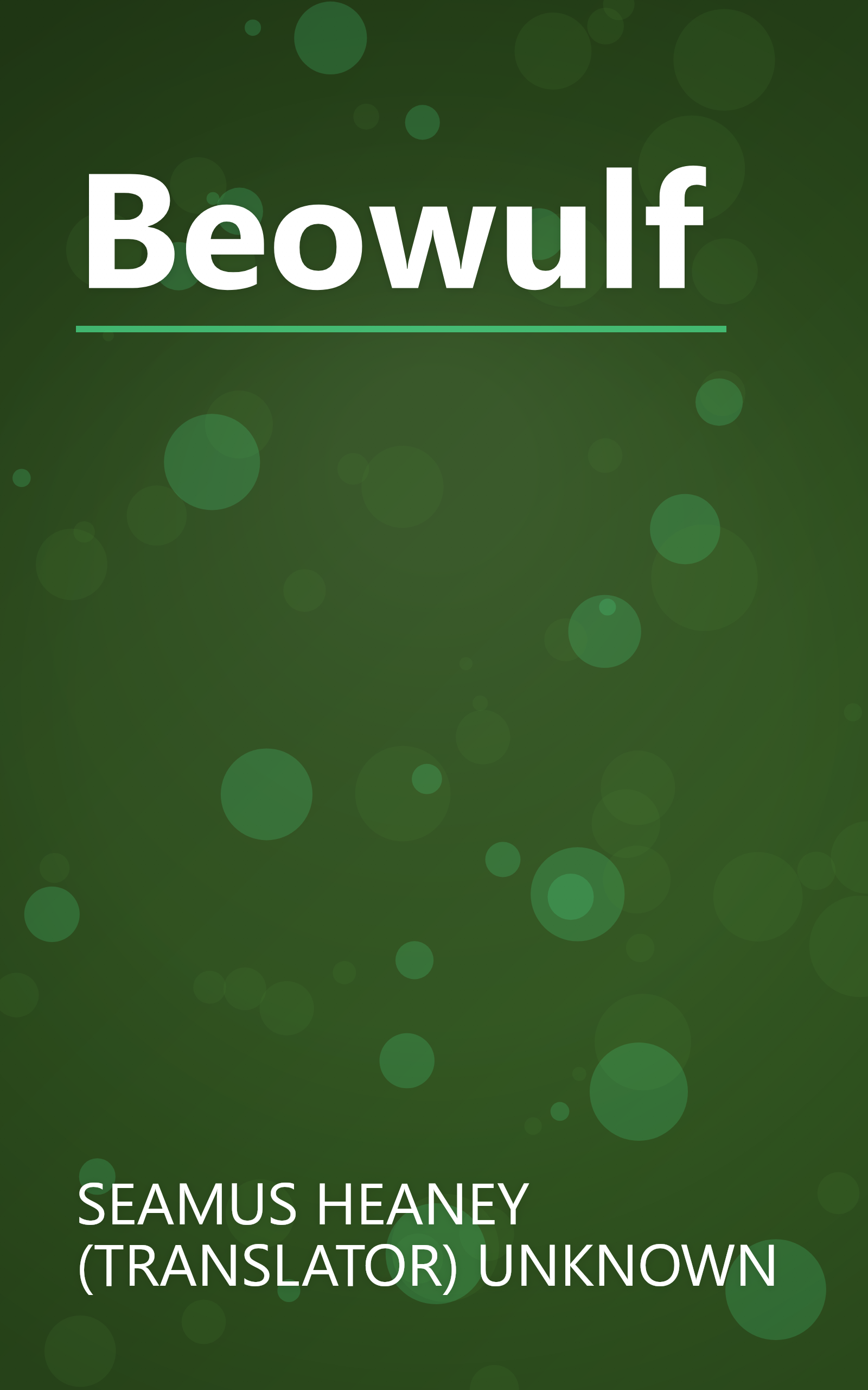 Beowulf book cover