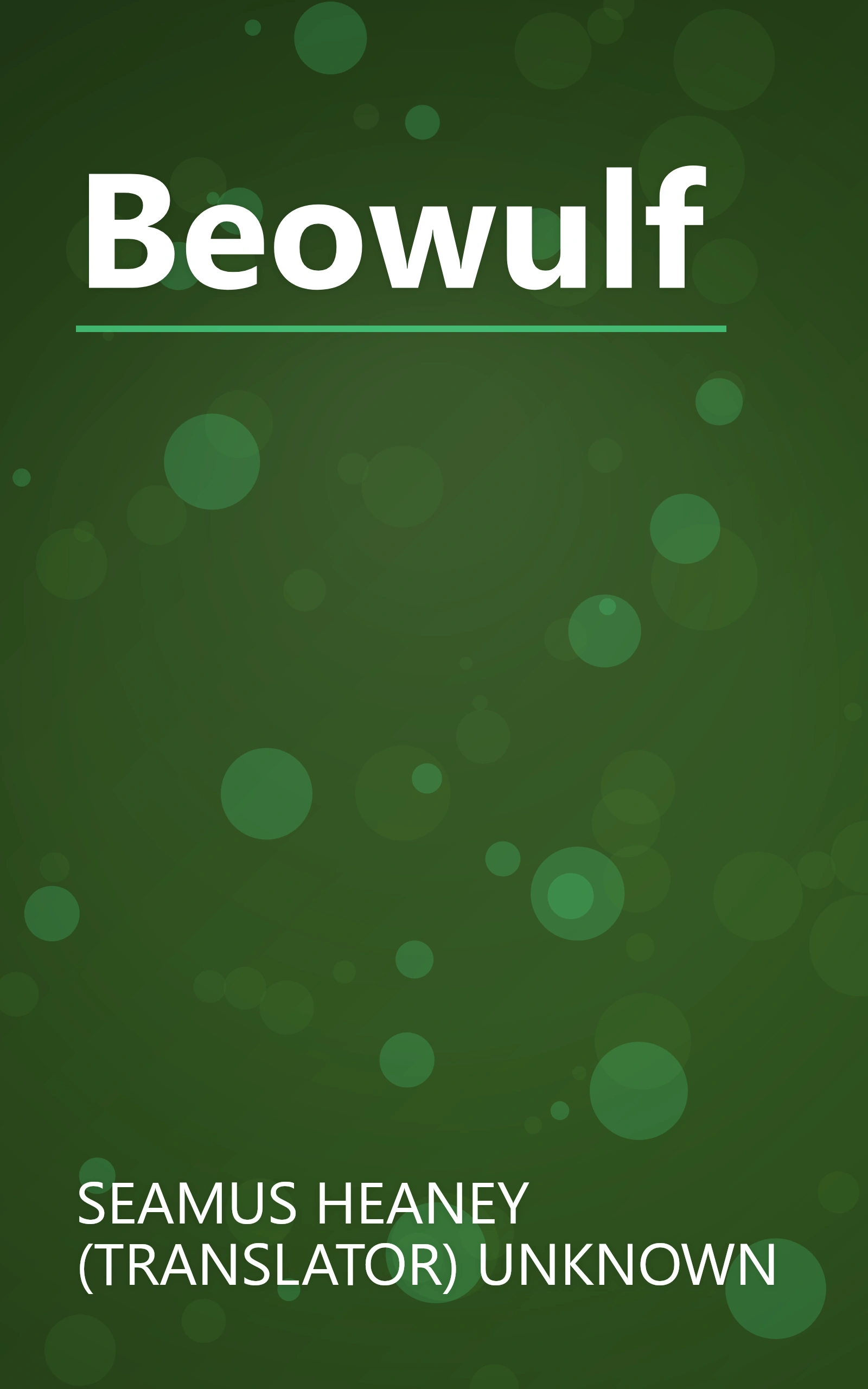 Beowulf book cover