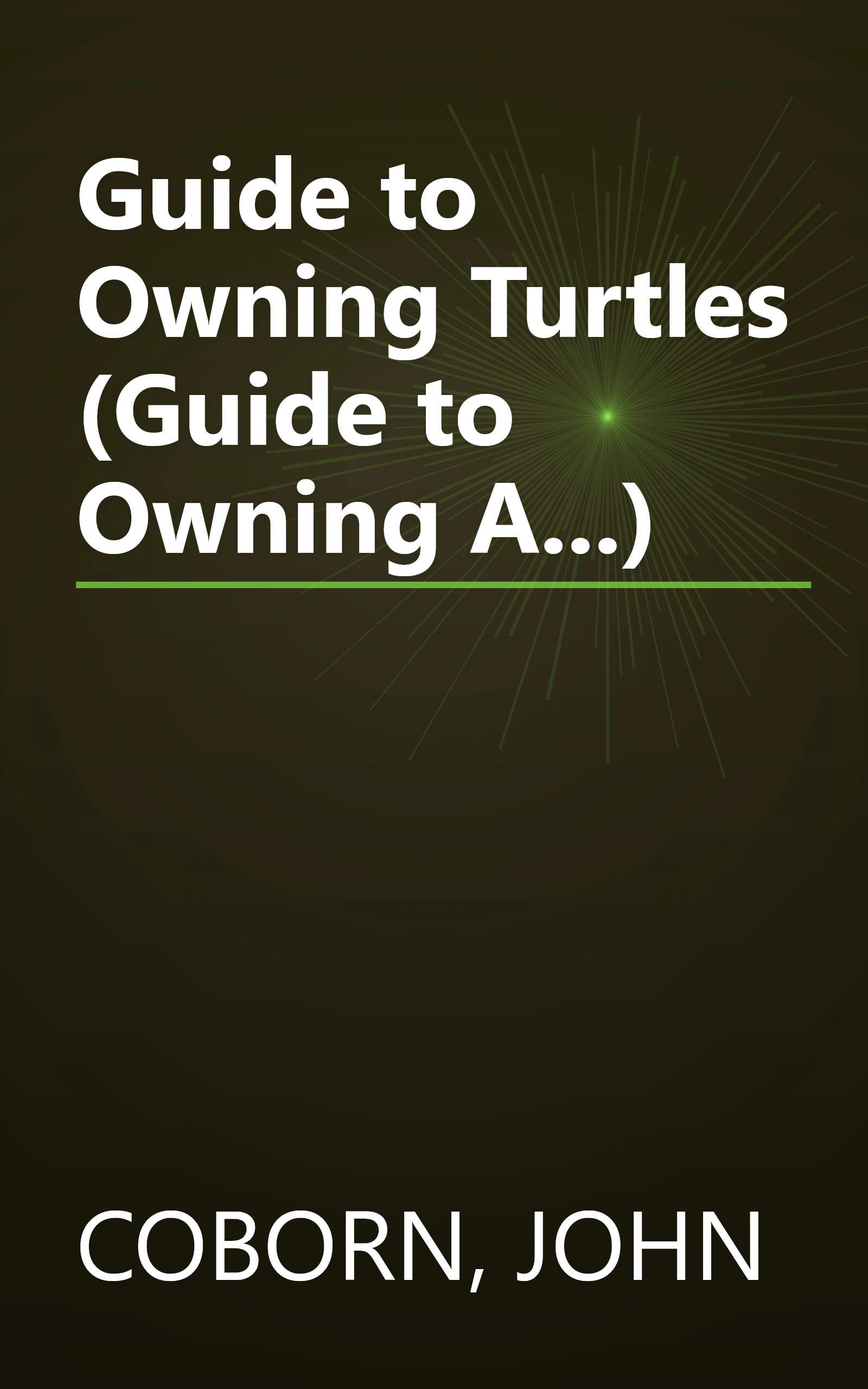 Guide to Owning Turtles (Guide to Owning A...) book cover