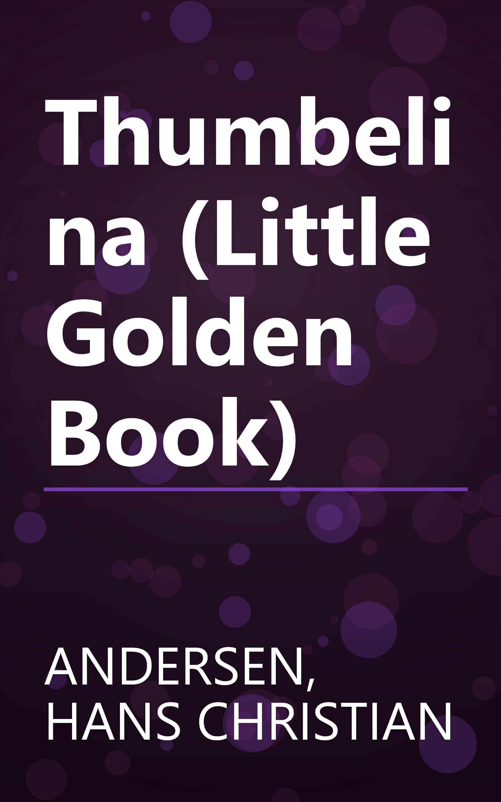 Thumbelina (Little Golden Book) book cover