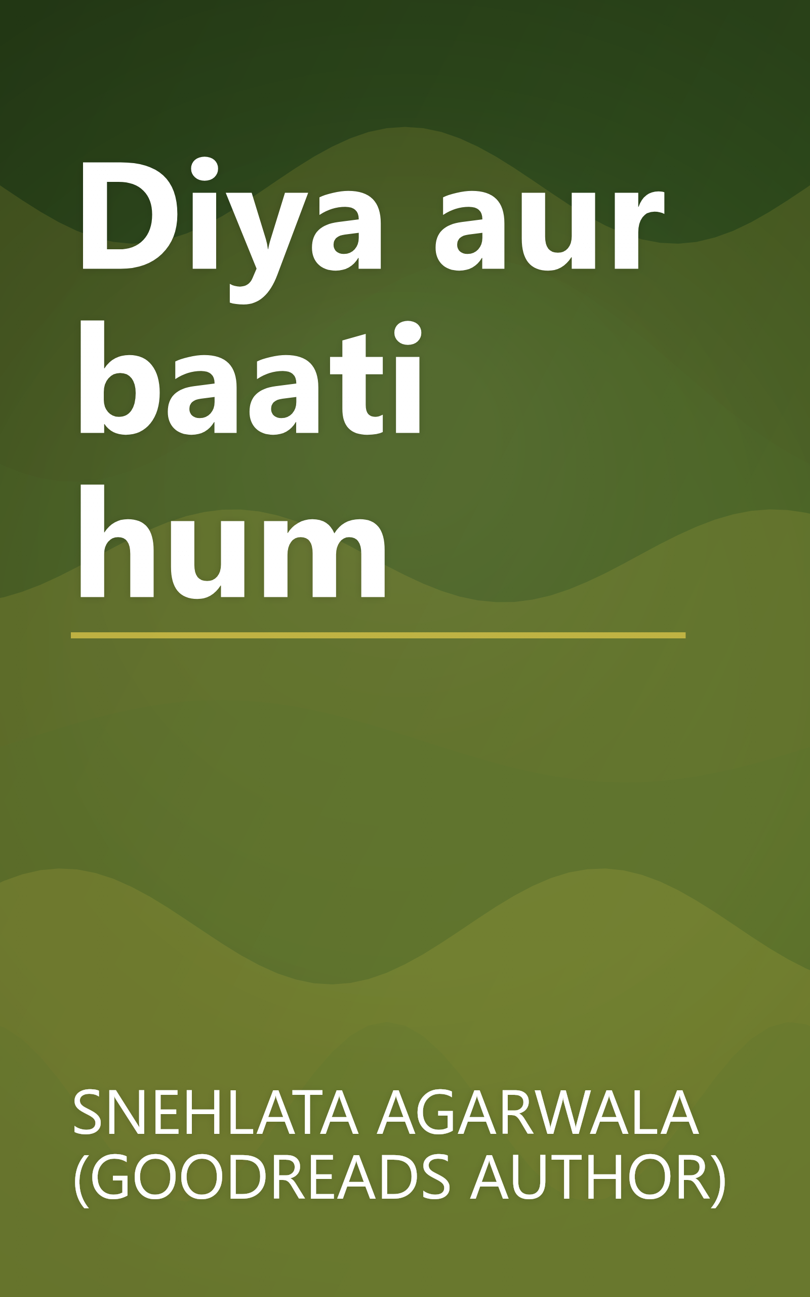 Diya aur baati hum book cover