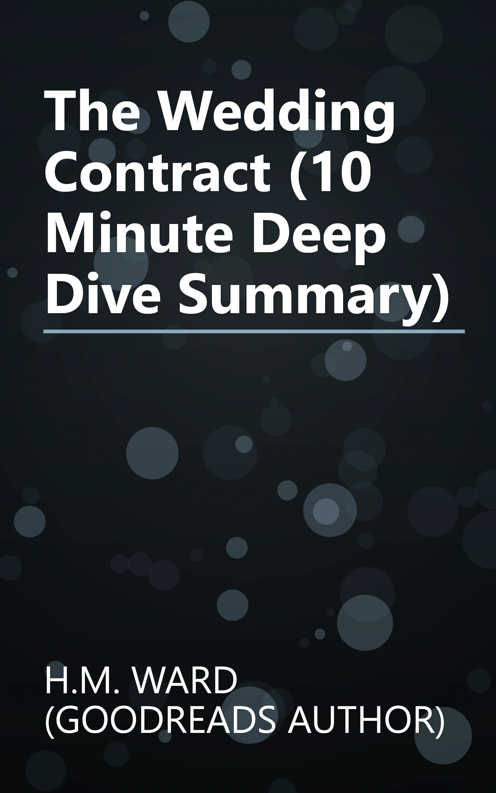 The Wedding Contract (10 Minute   Deep Dive Summary) book cover