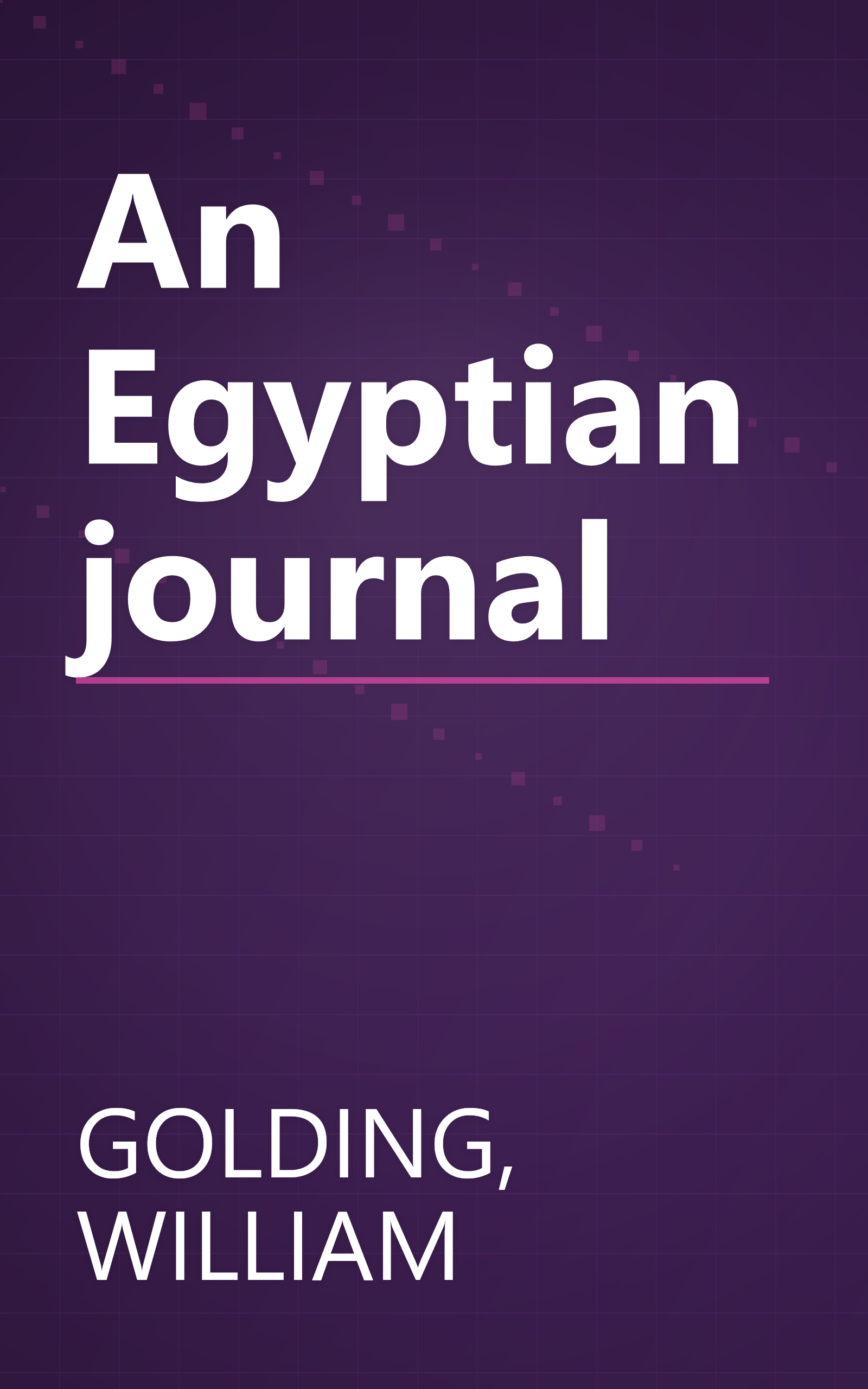 An Egyptian journal book cover