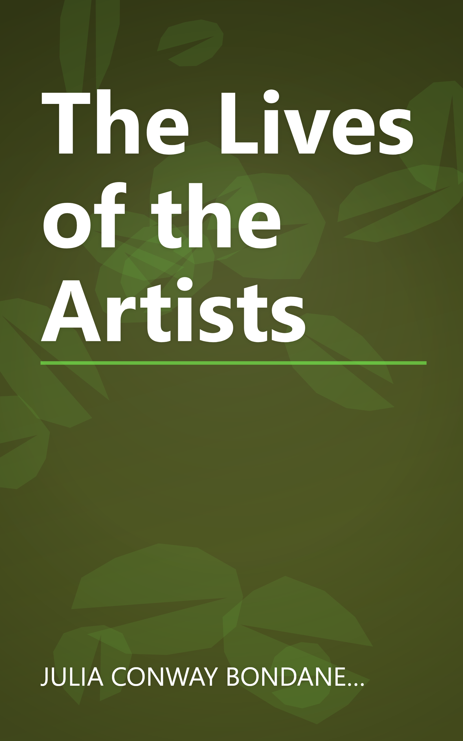 The Lives of the Artists book cover