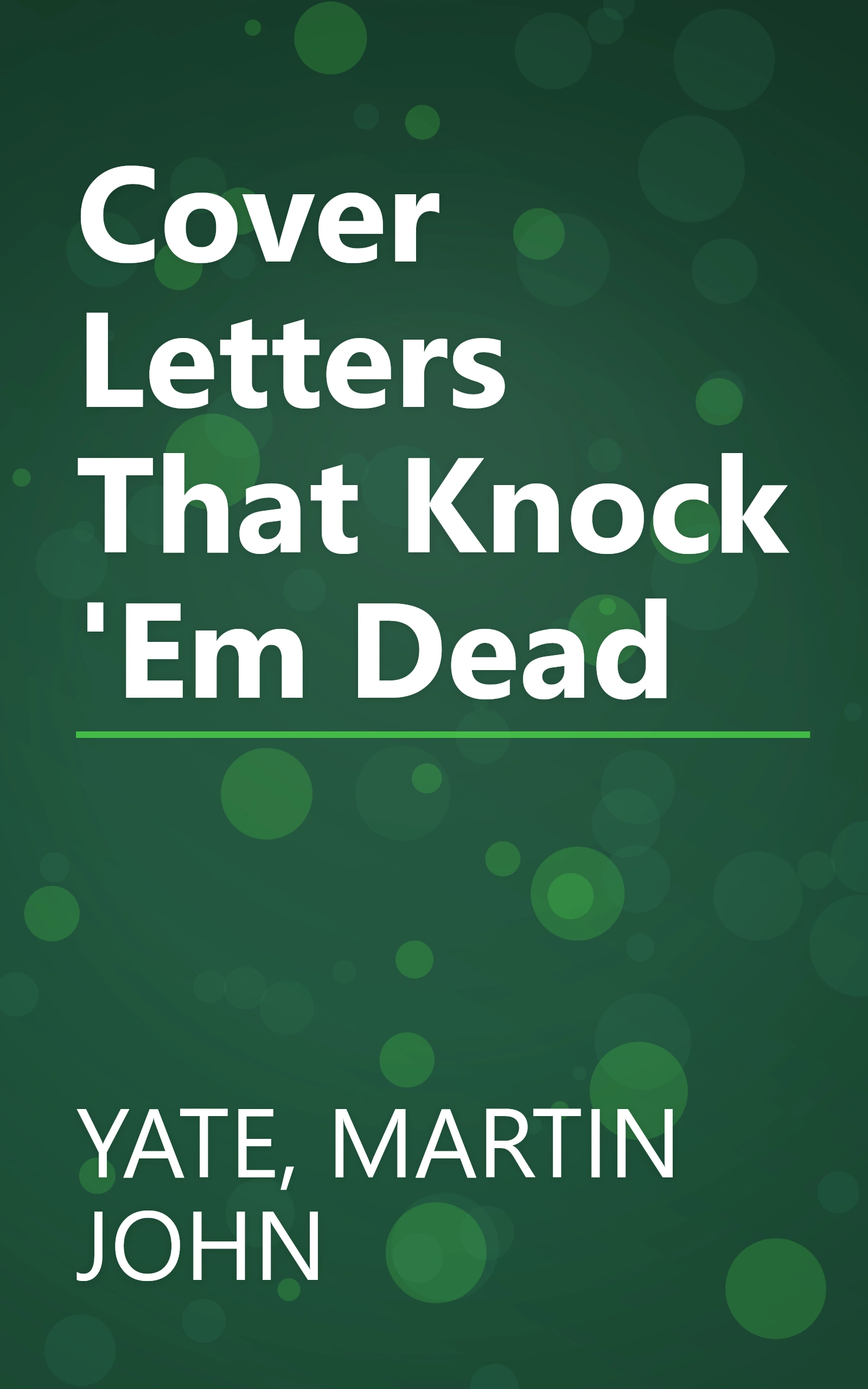 Cover Letters That Knock 'Em Dead book cover