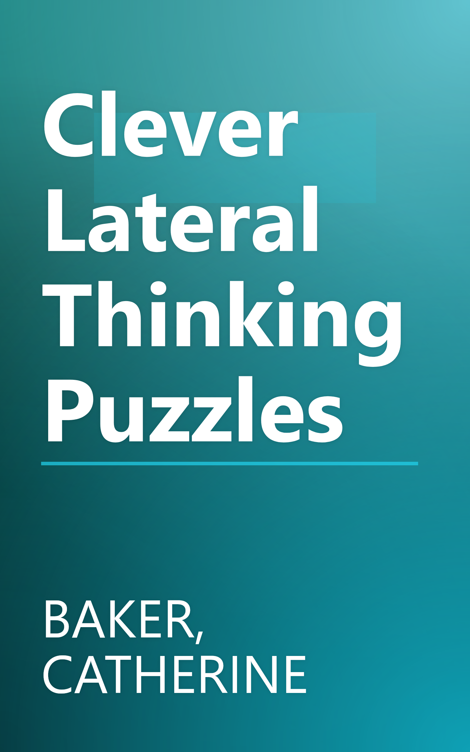 Clever Lateral Thinking Puzzles book cover