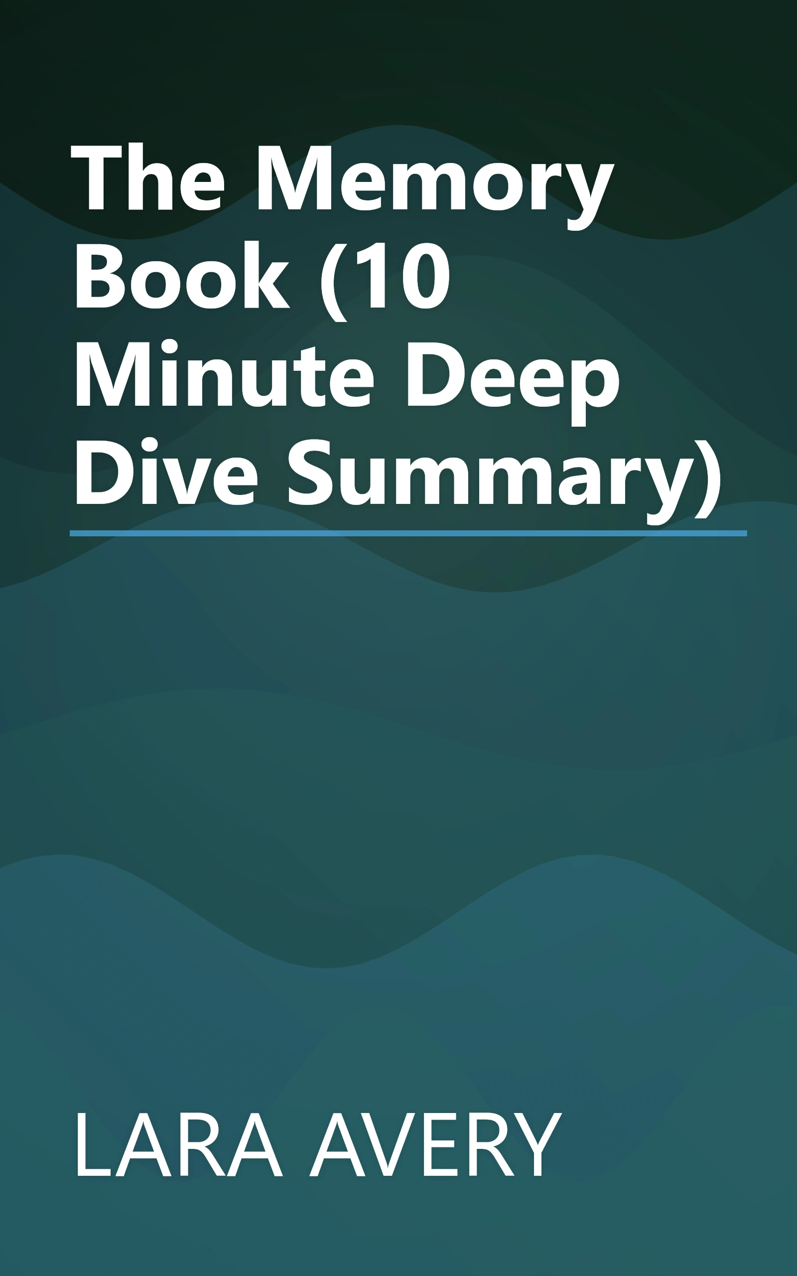 The Memory Book (10 Minute   Deep Dive Summary) book cover