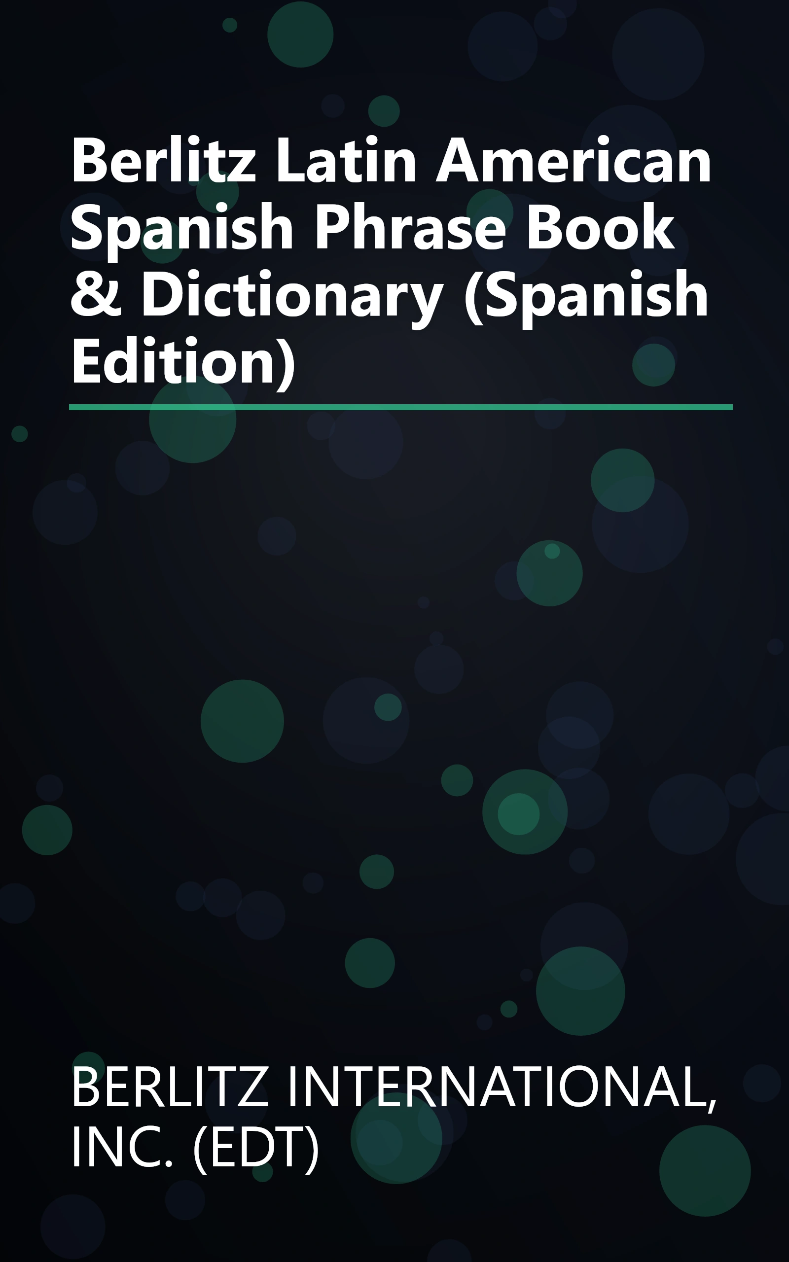 Berlitz Latin American Spanish Phrase Book & Dictionary (Spanish Edition) book cover