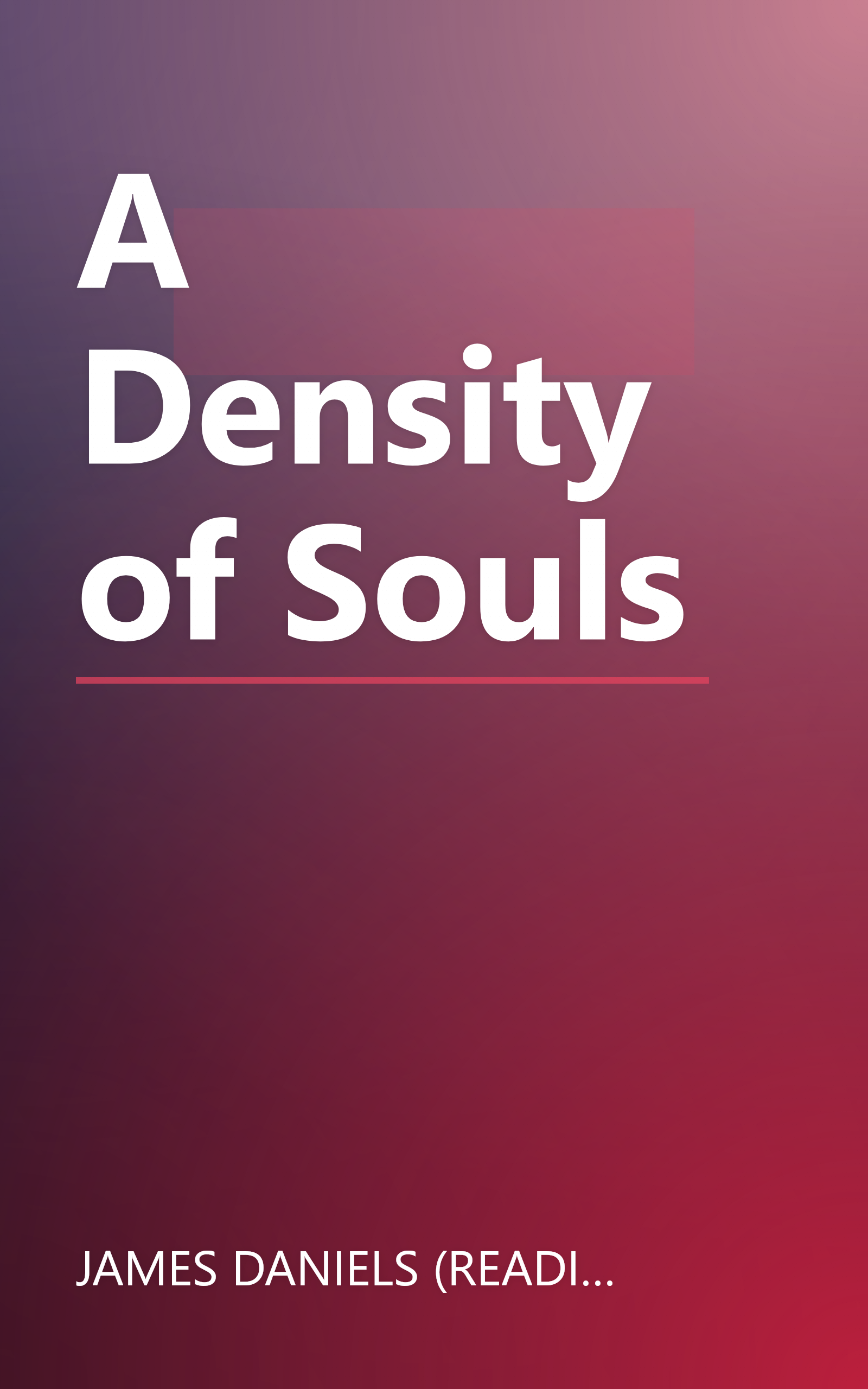 A Density of Souls book cover