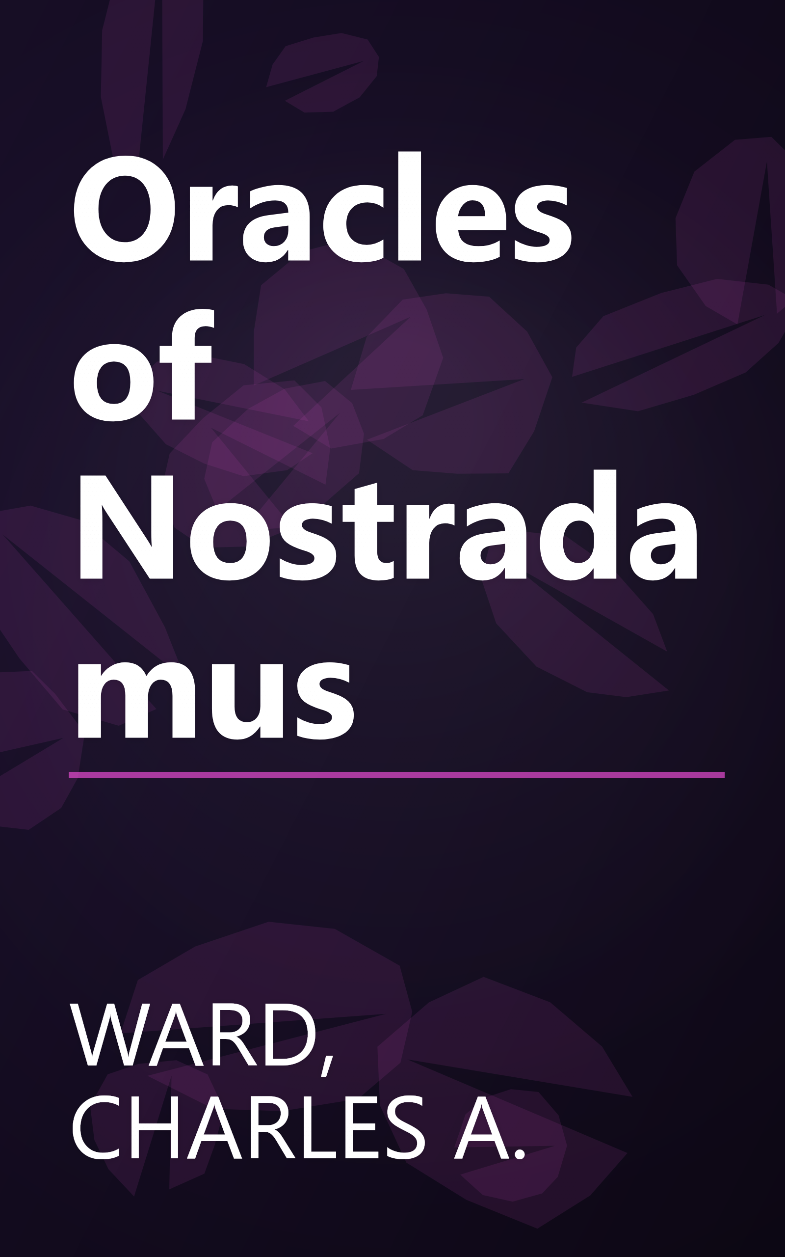 Oracles of Nostradamus book cover