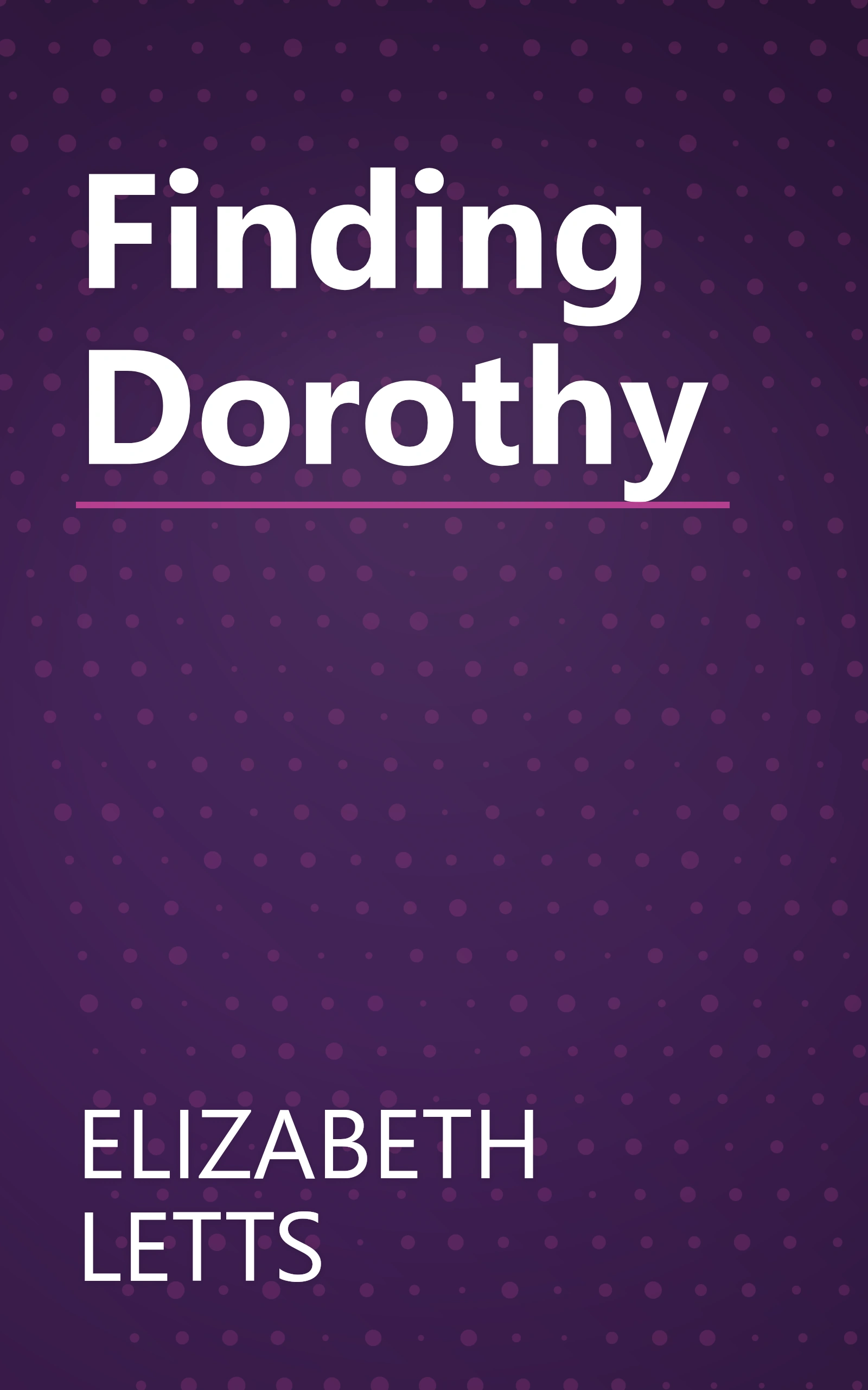 Finding Dorothy book cover