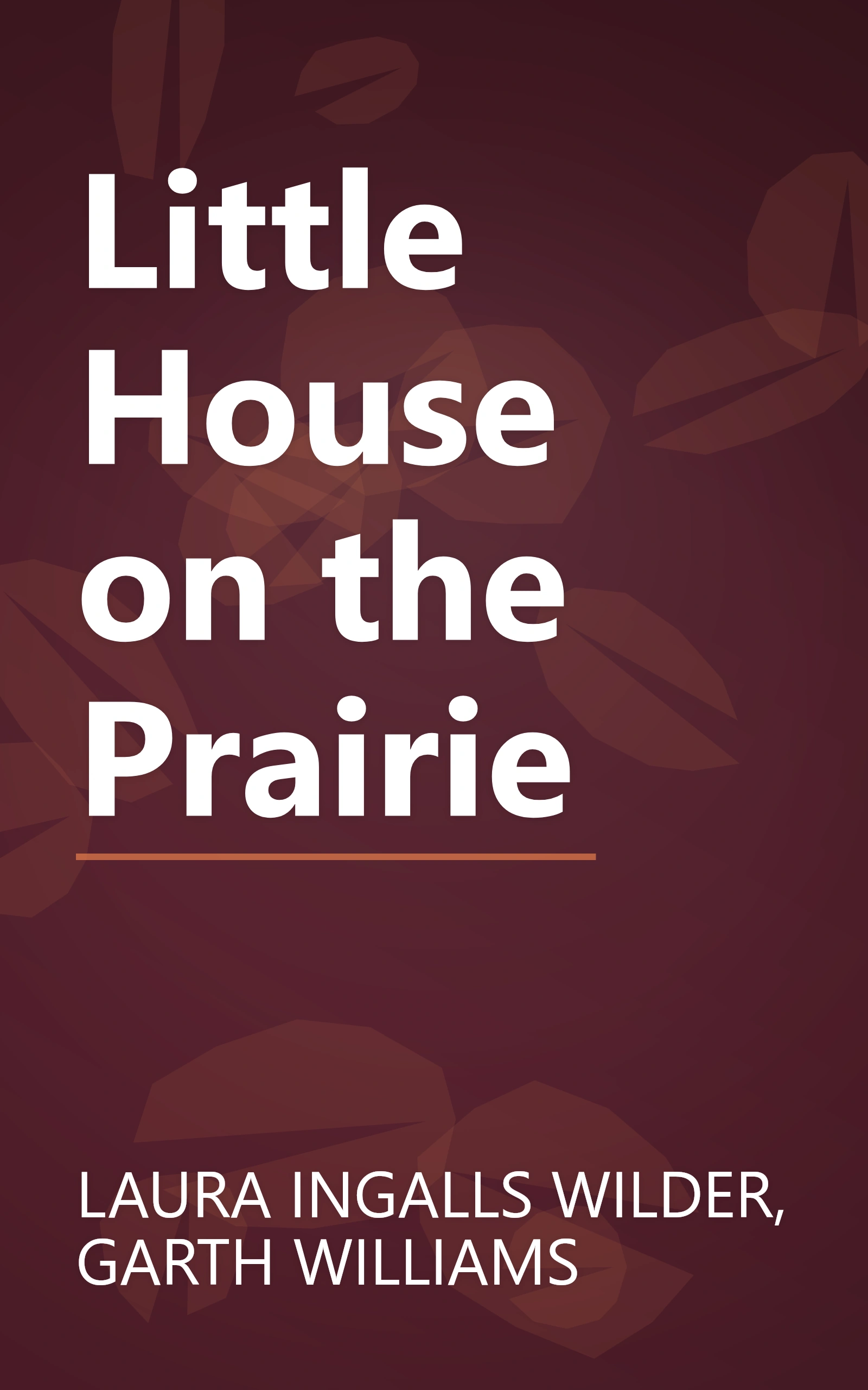 Little House on the Prairie book cover