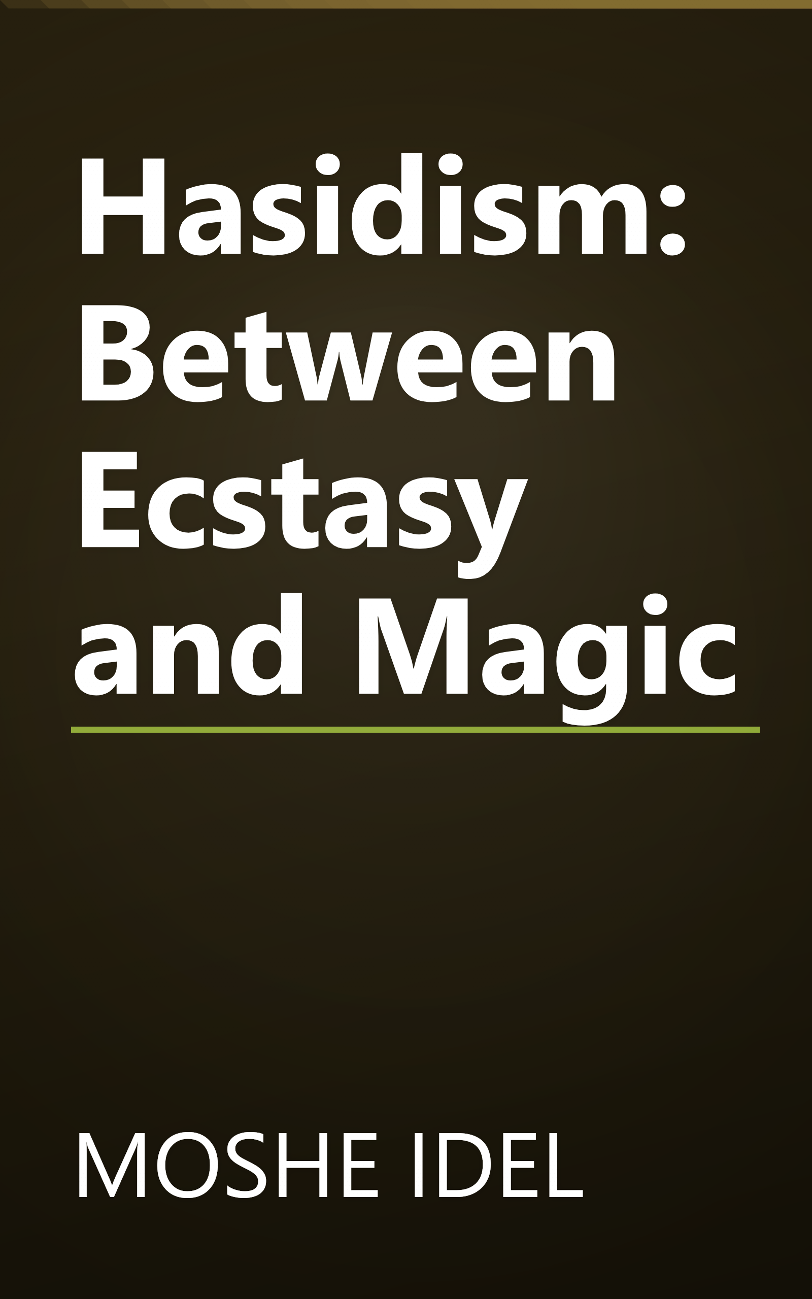 Hasidism: Between Ecstasy and Magic book cover