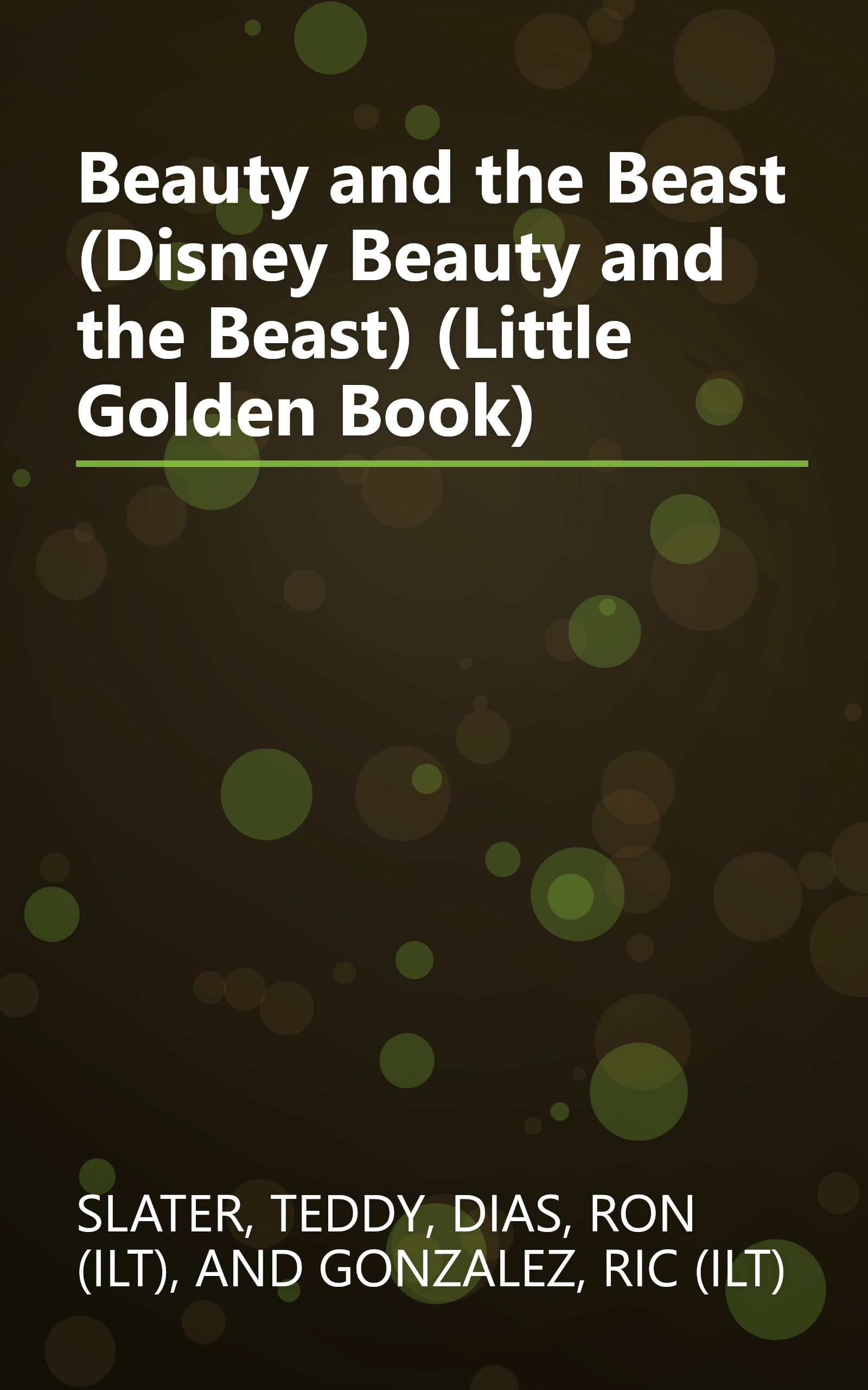 Beauty and the Beast (Disney Beauty and the Beast) (Little Golden Book) book cover