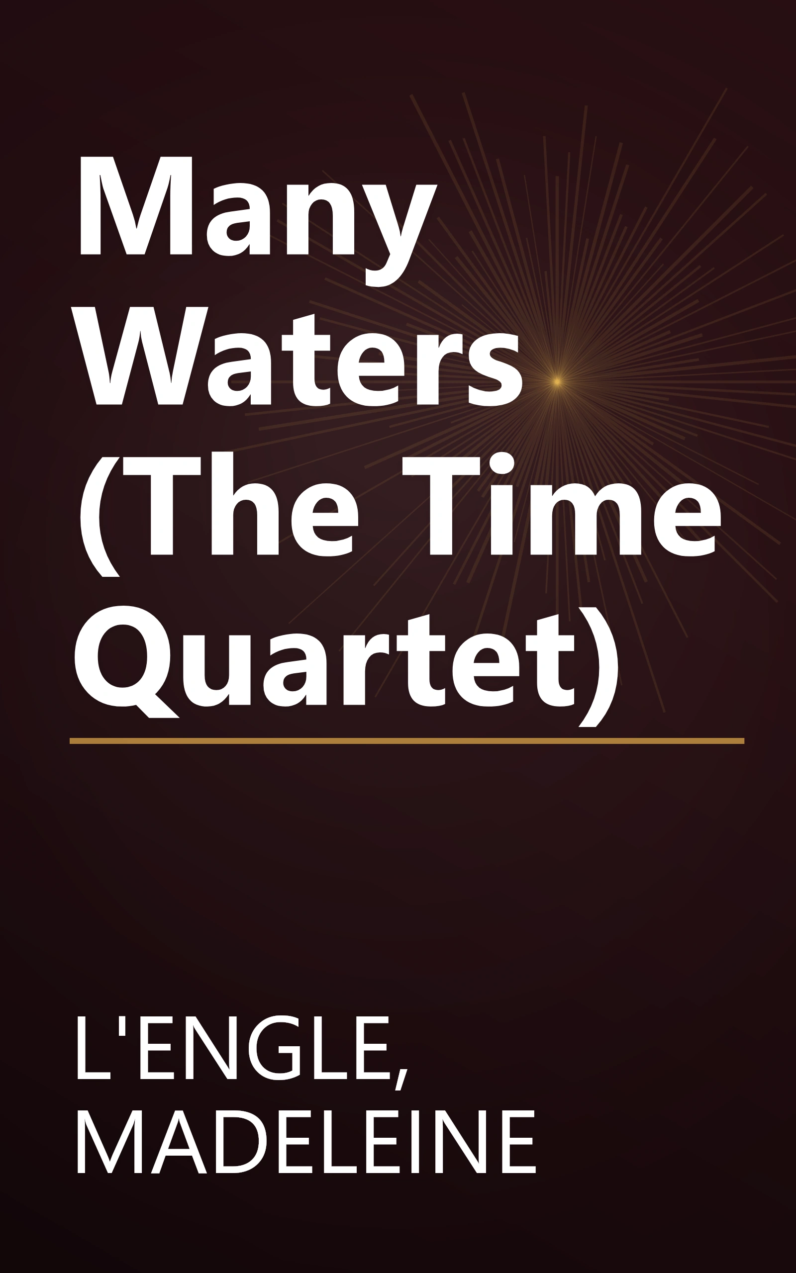 Many Waters (The Time Quartet) book cover