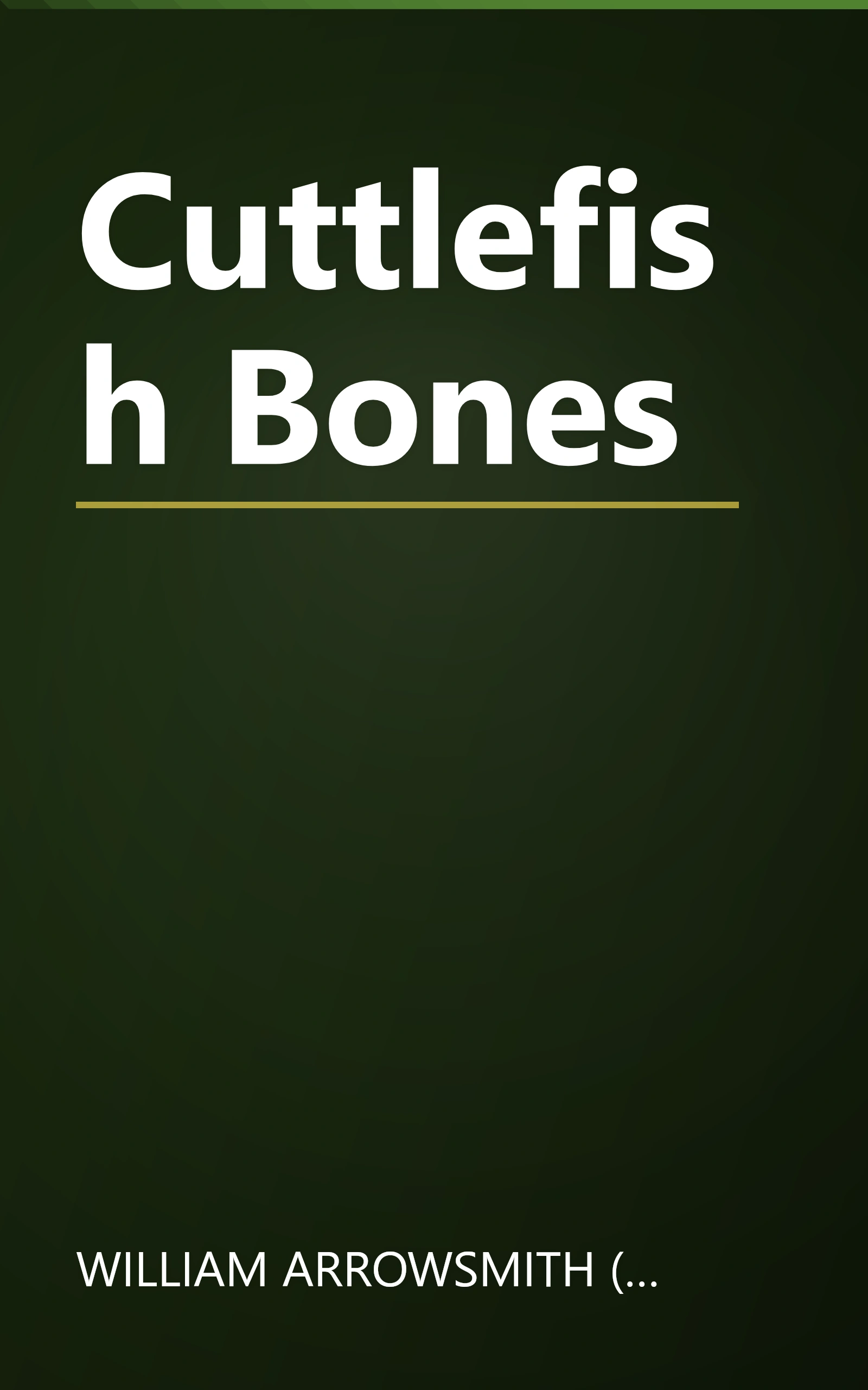 Cuttlefish Bones book cover