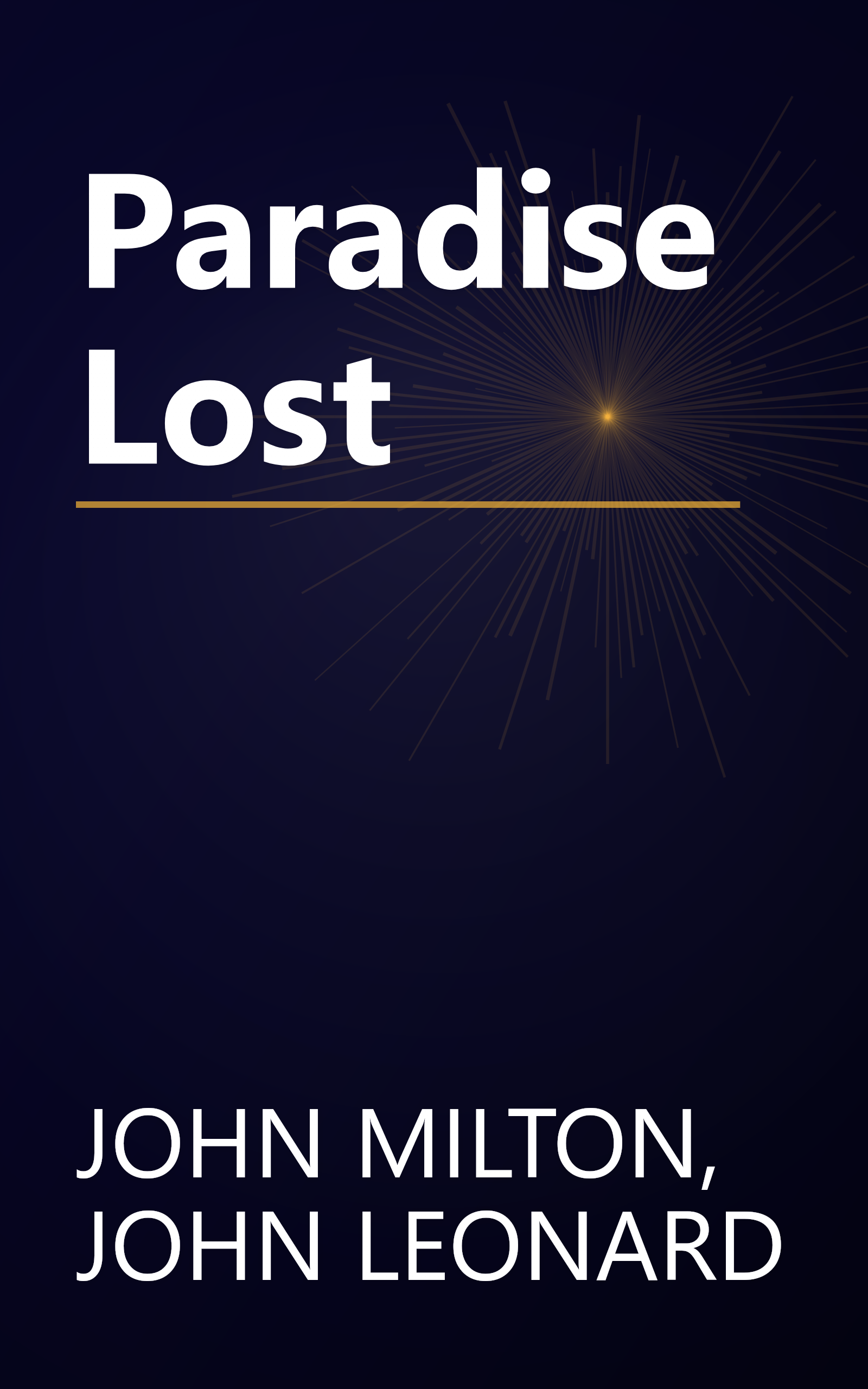 Paradise Lost book cover