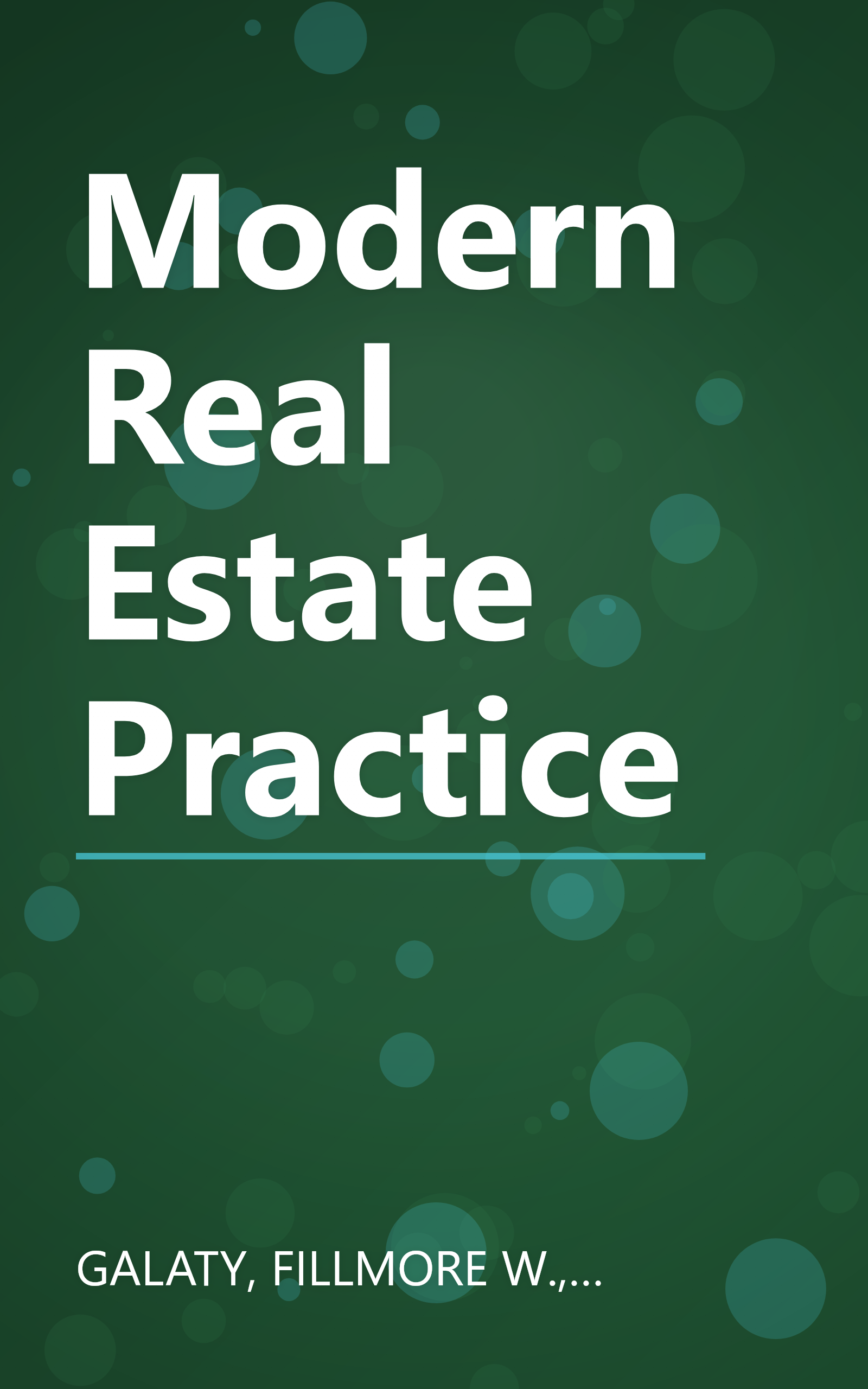 Modern Real Estate Practice book cover