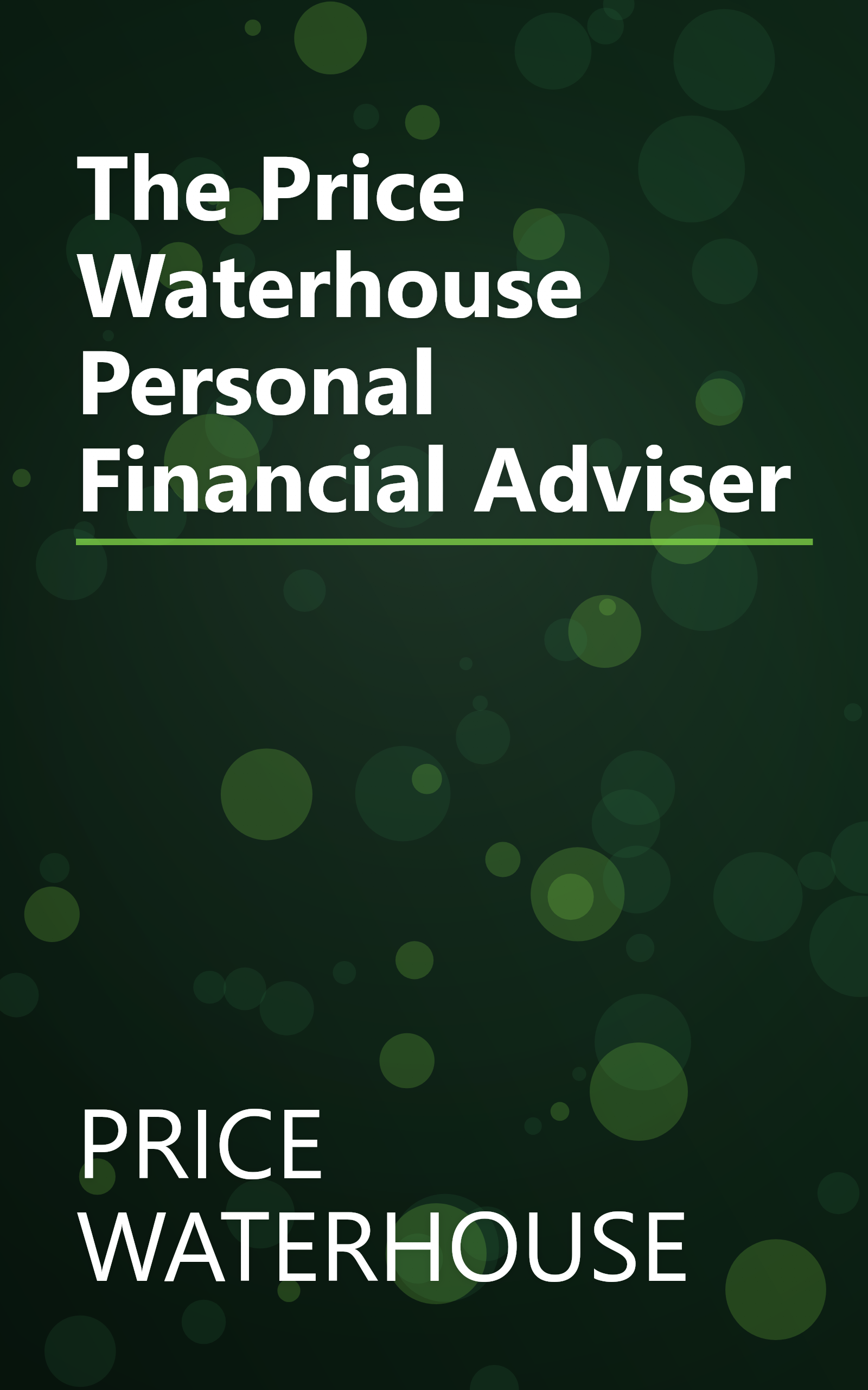 The Price Waterhouse Personal Financial Adviser book cover