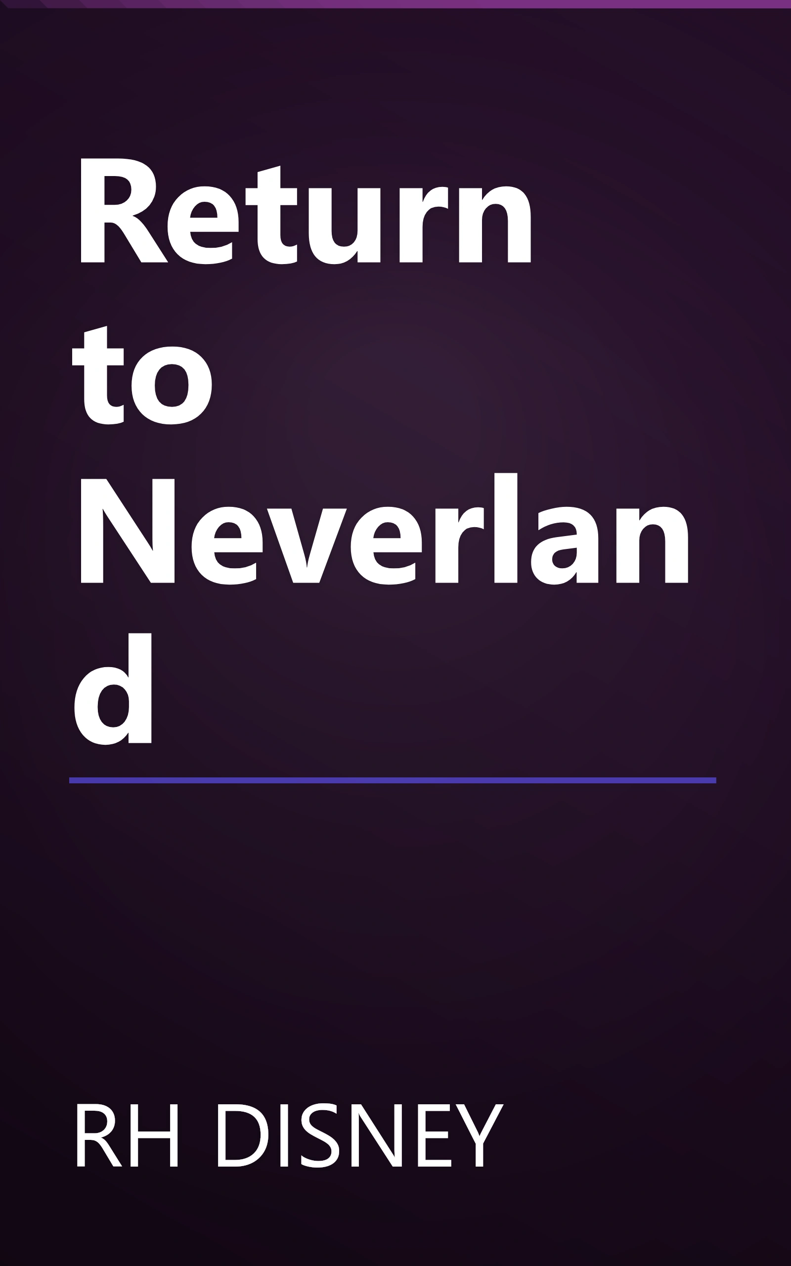 Return to Neverland book cover