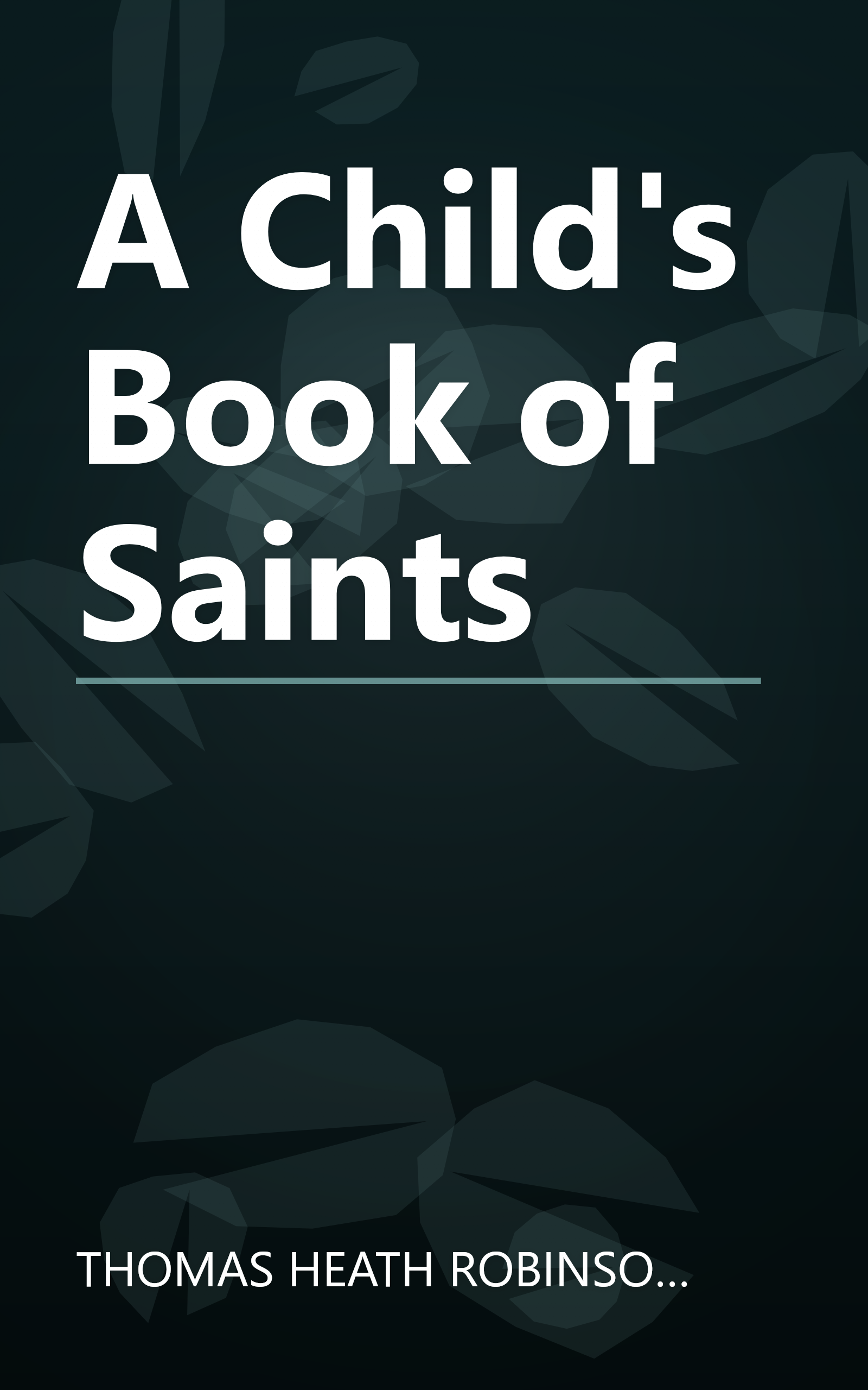 A Child's Book of Saints book cover
