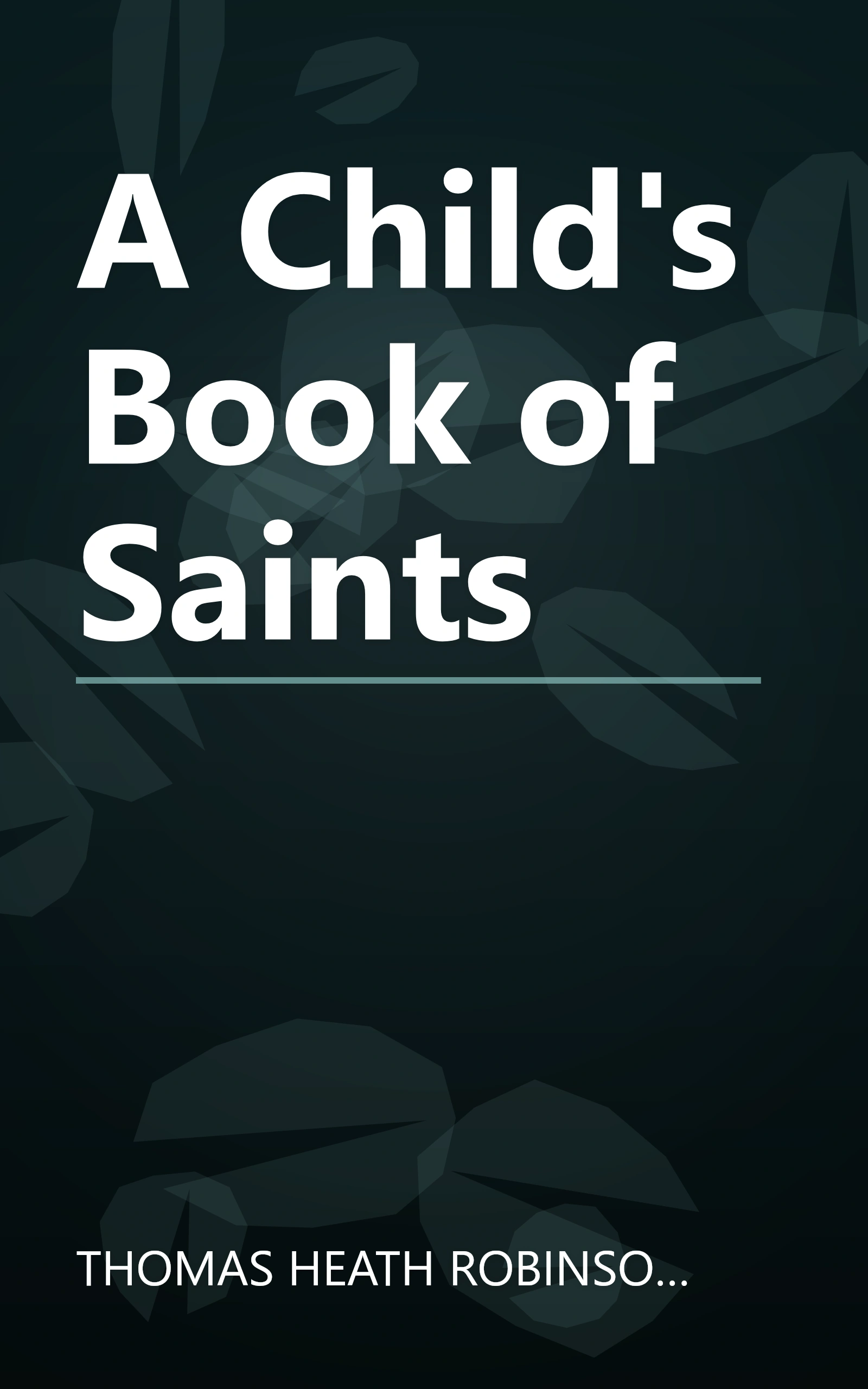 A Child's Book of Saints book cover