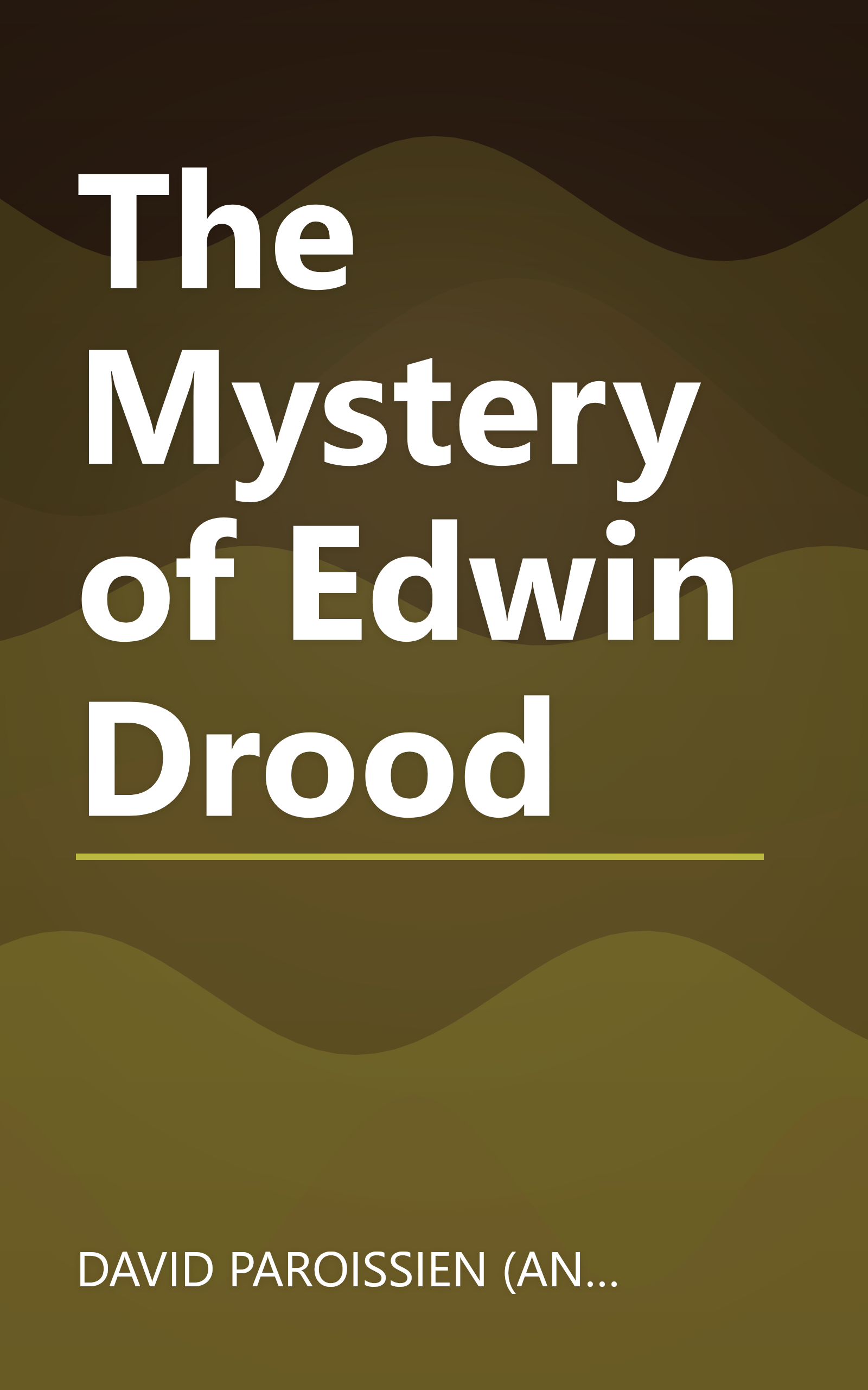 The Mystery of Edwin Drood book cover