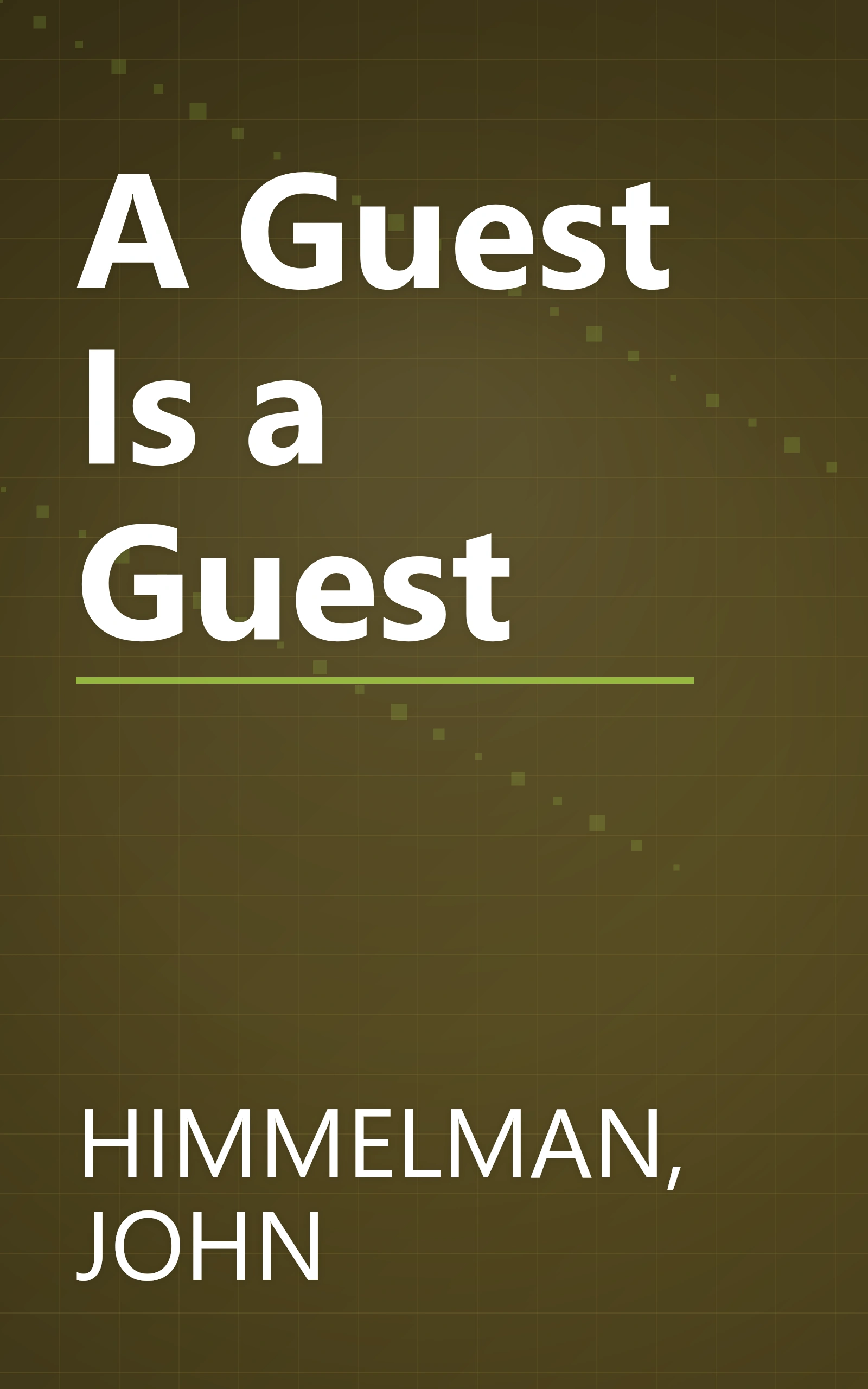 A Guest Is a Guest book cover