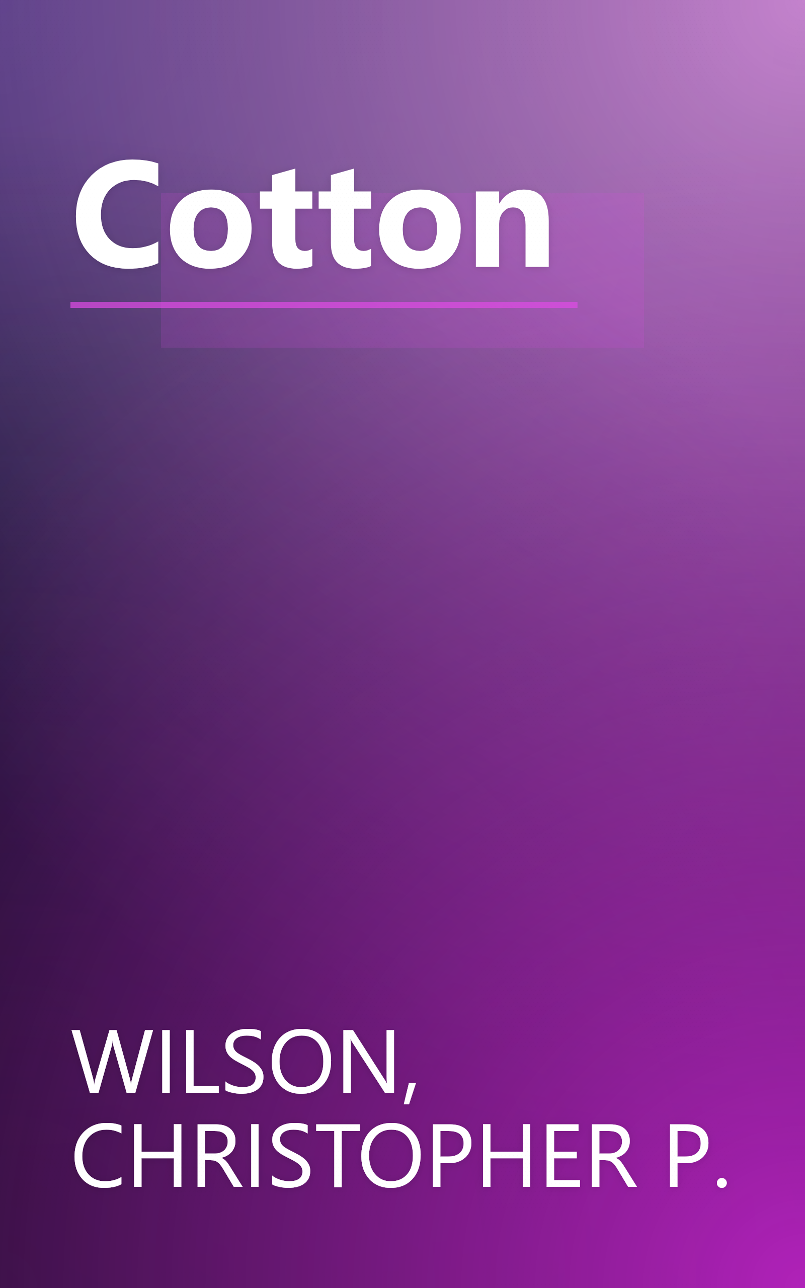 Cotton book cover