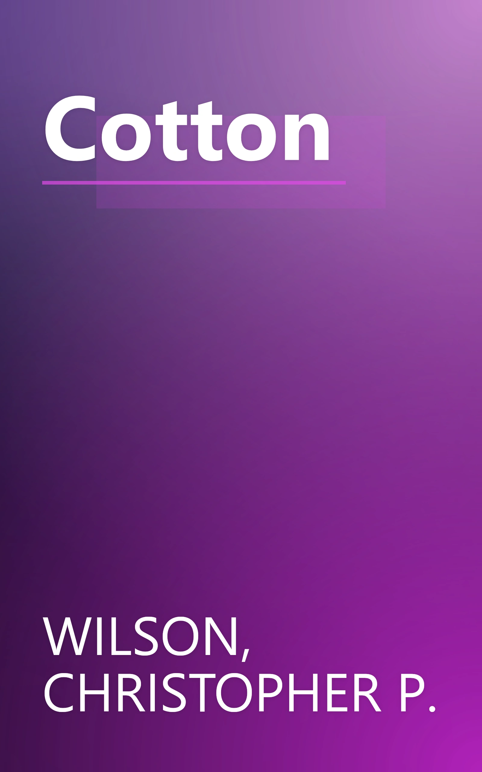 Cotton book cover