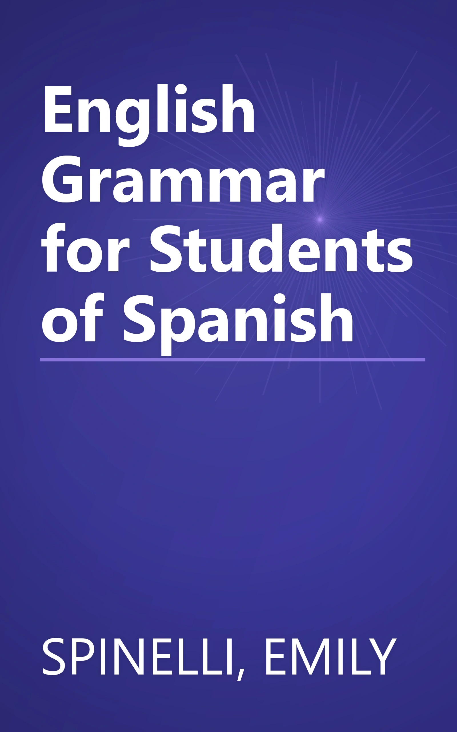 English Grammar for Students of Spanish book cover