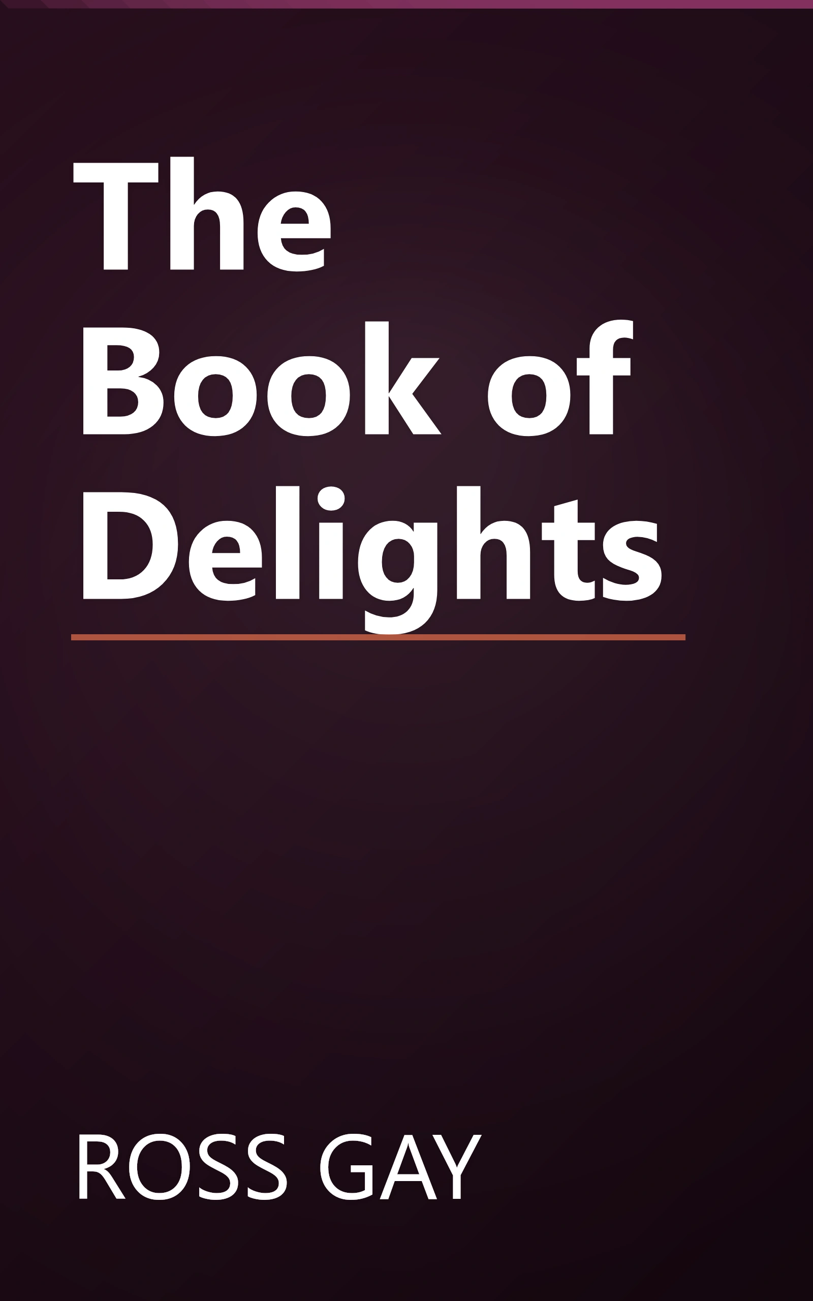 The Book of Delights book cover