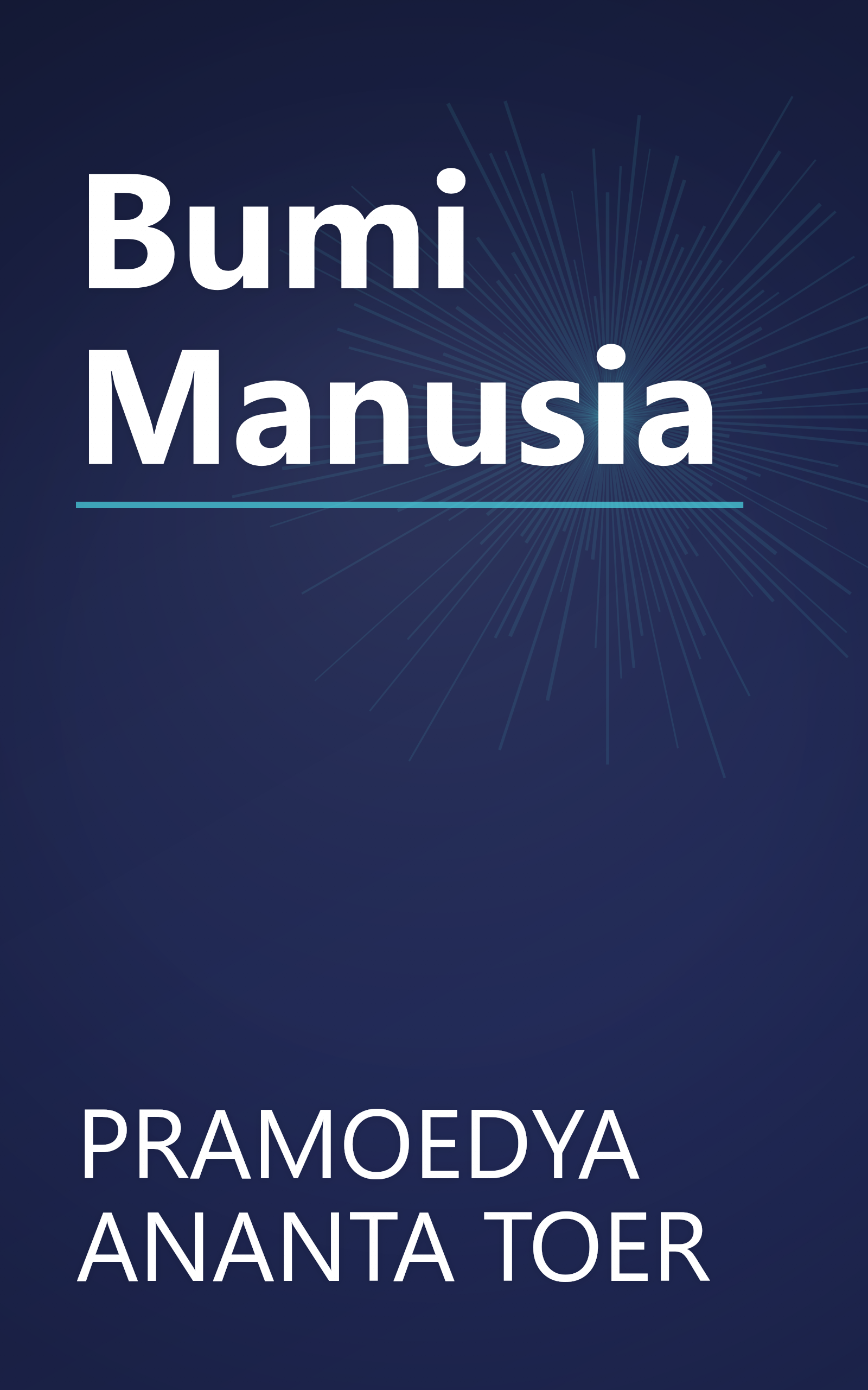 Bumi Manusia book cover