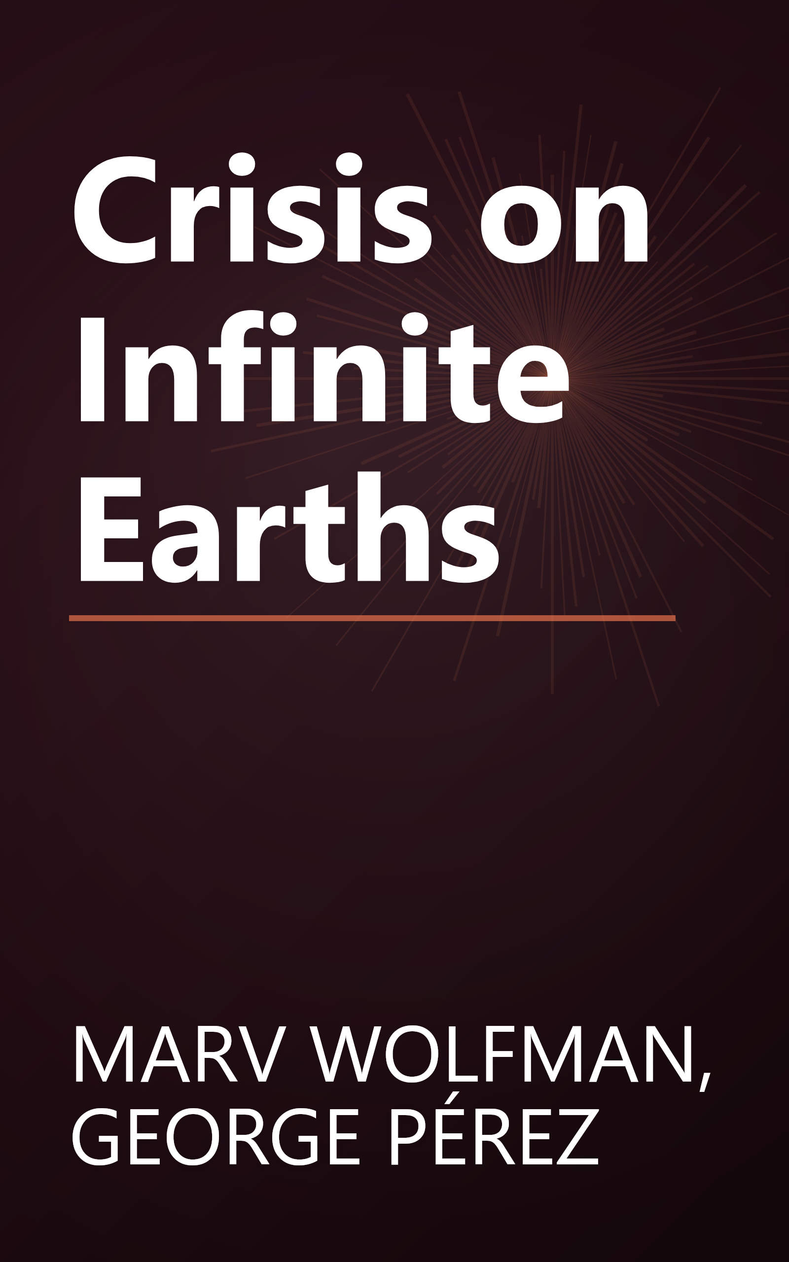 Crisis on Infinite Earths book cover