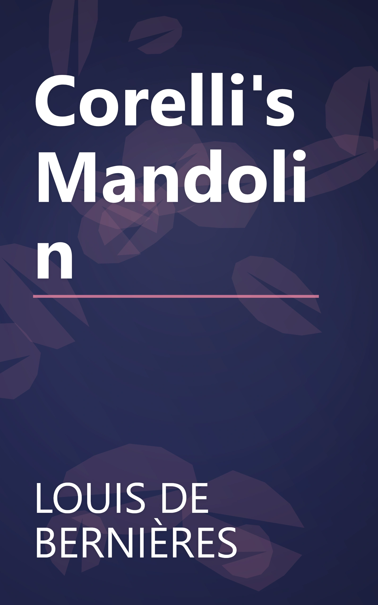 Corelli's Mandolin book cover