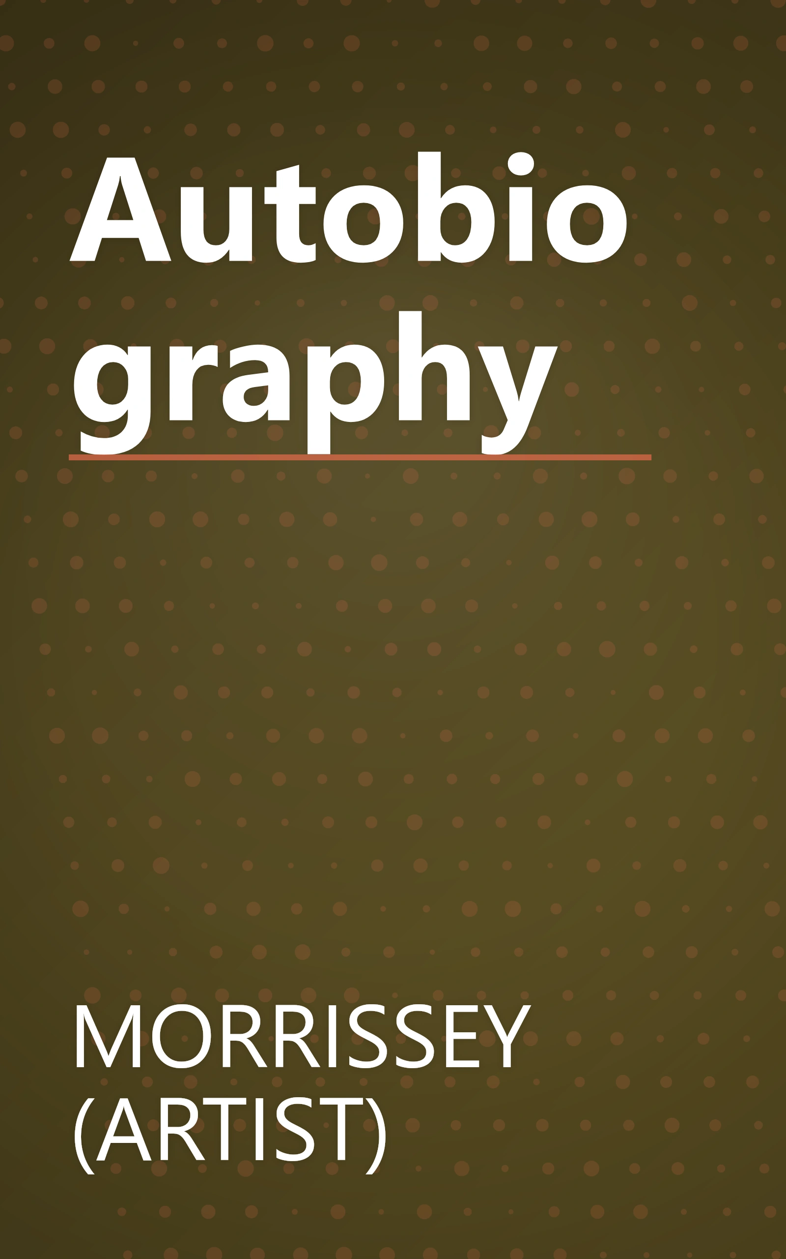 Autobiography book cover