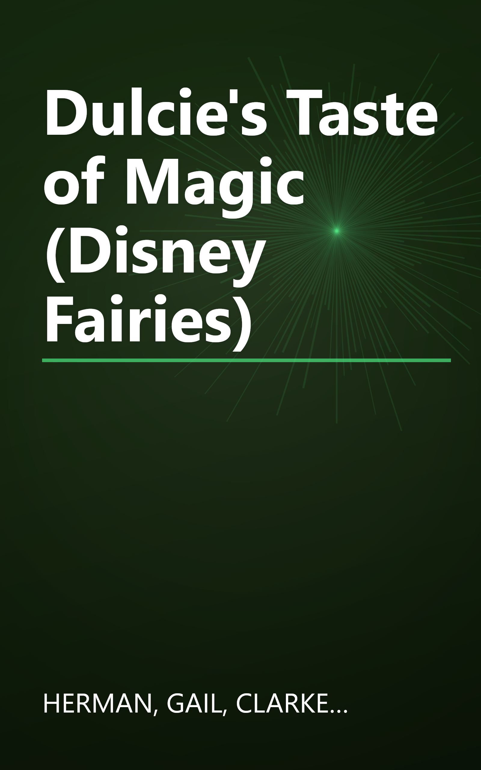 Dulcie's Taste of Magic (Disney Fairies) book cover