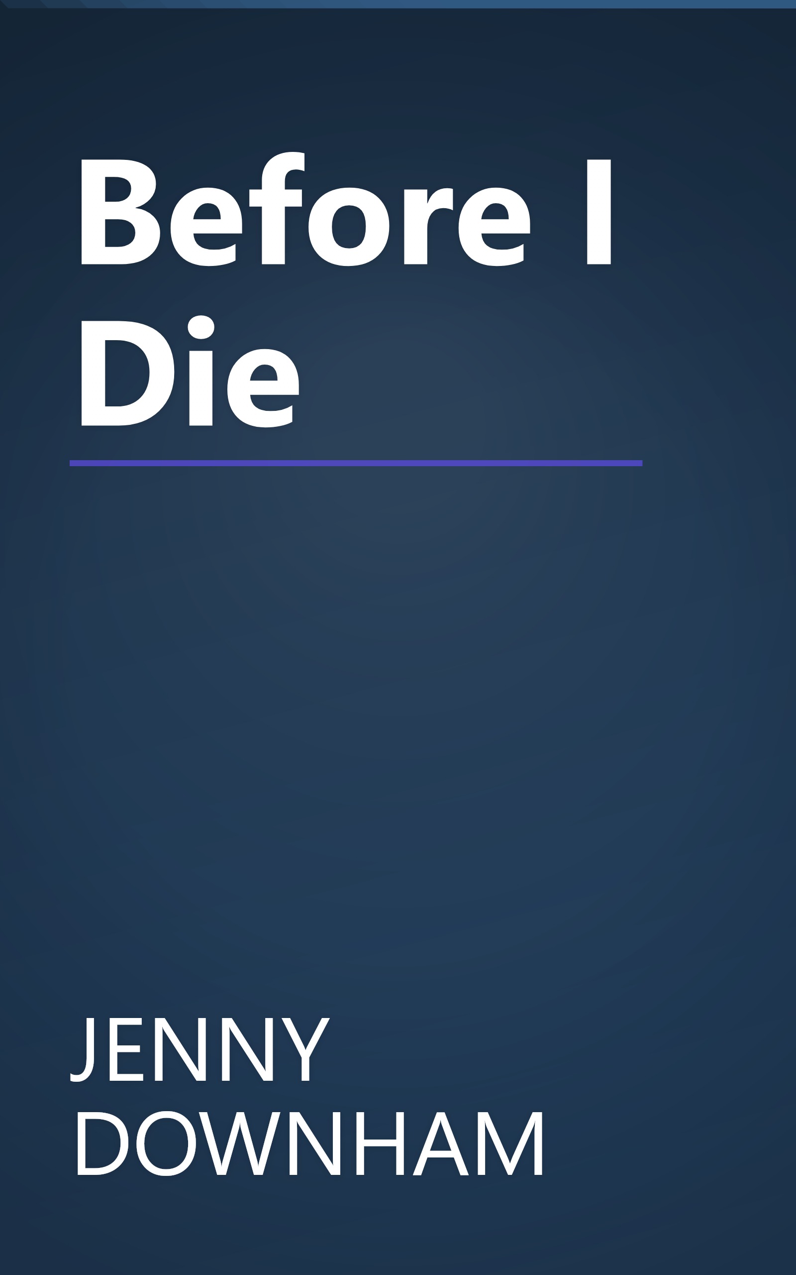 Before I Die book cover