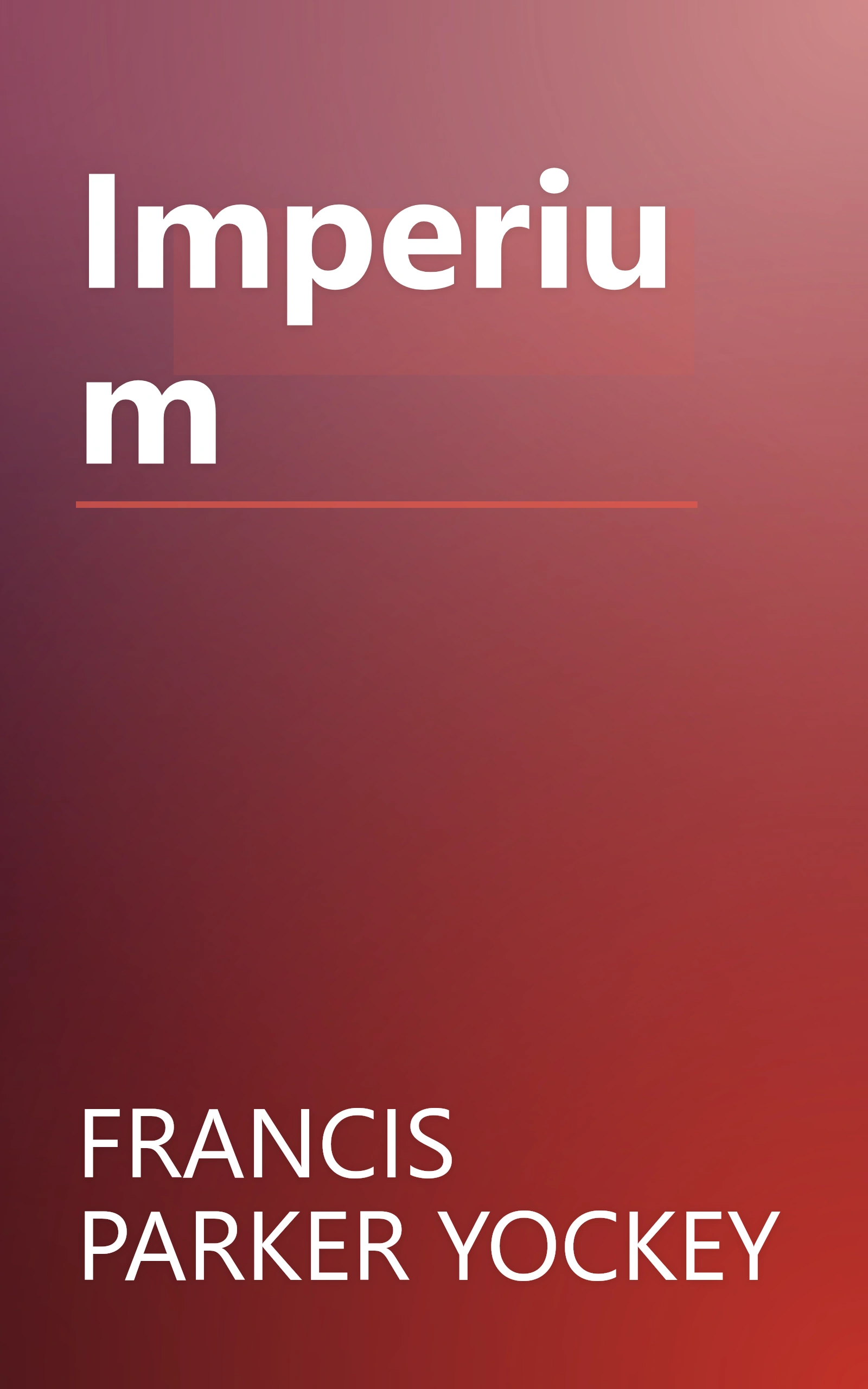 Imperium book cover