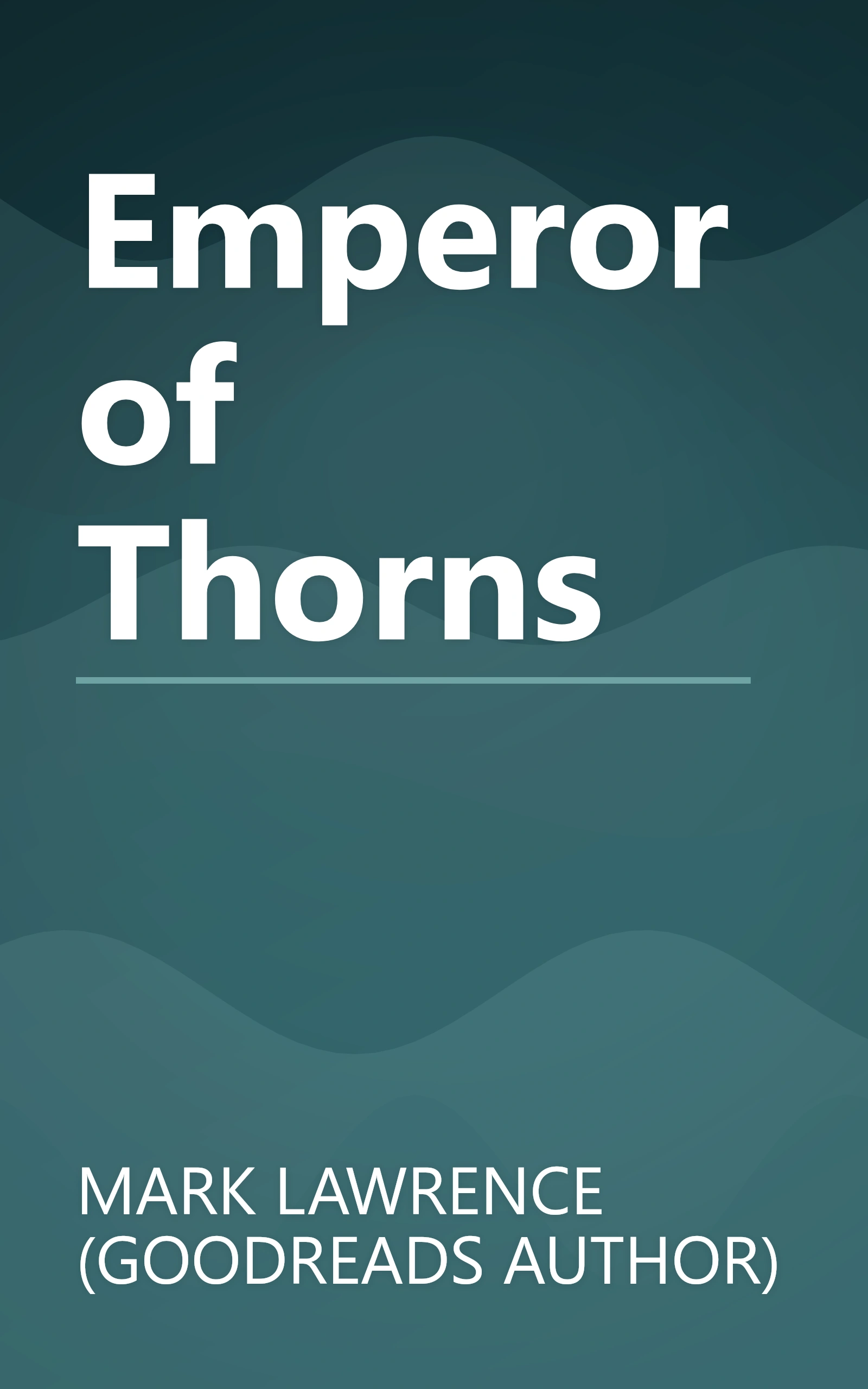 Emperor of Thorns book cover