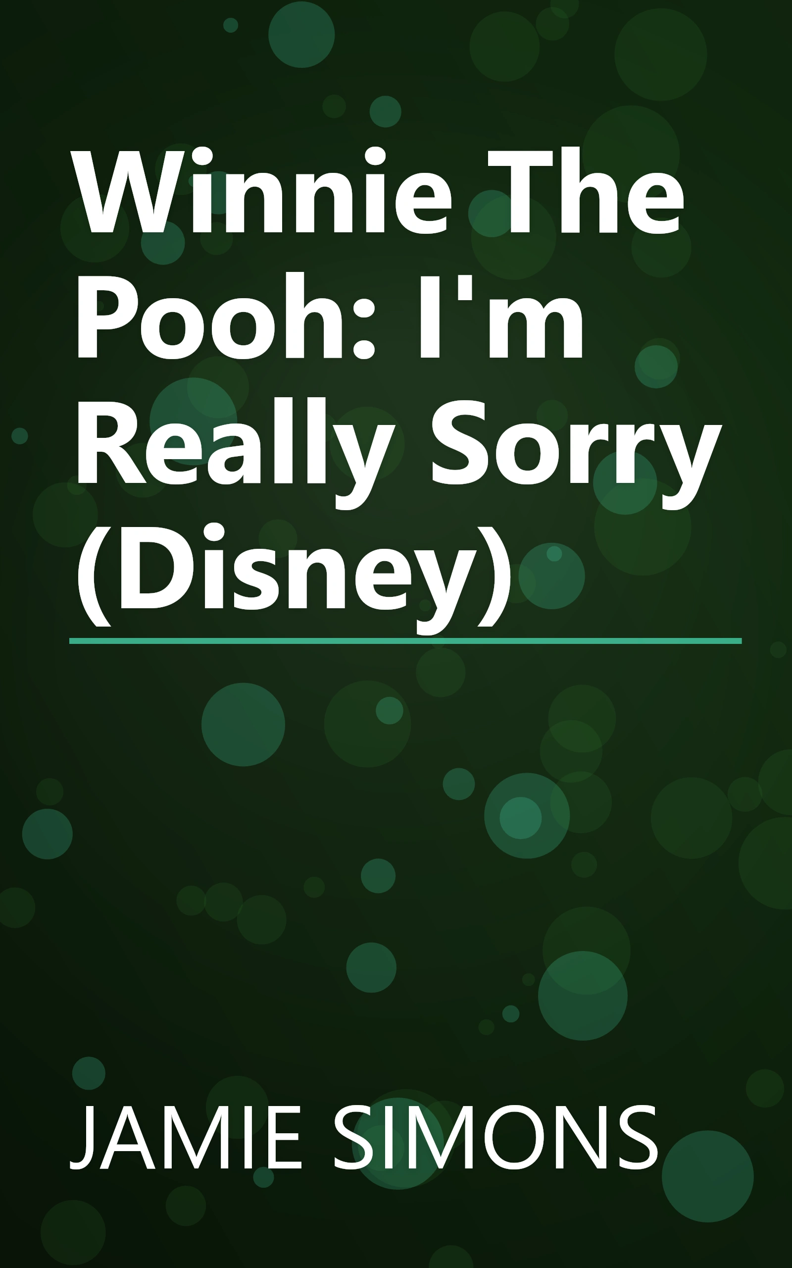 Winnie The Pooh: I'm Really Sorry (Disney) book cover