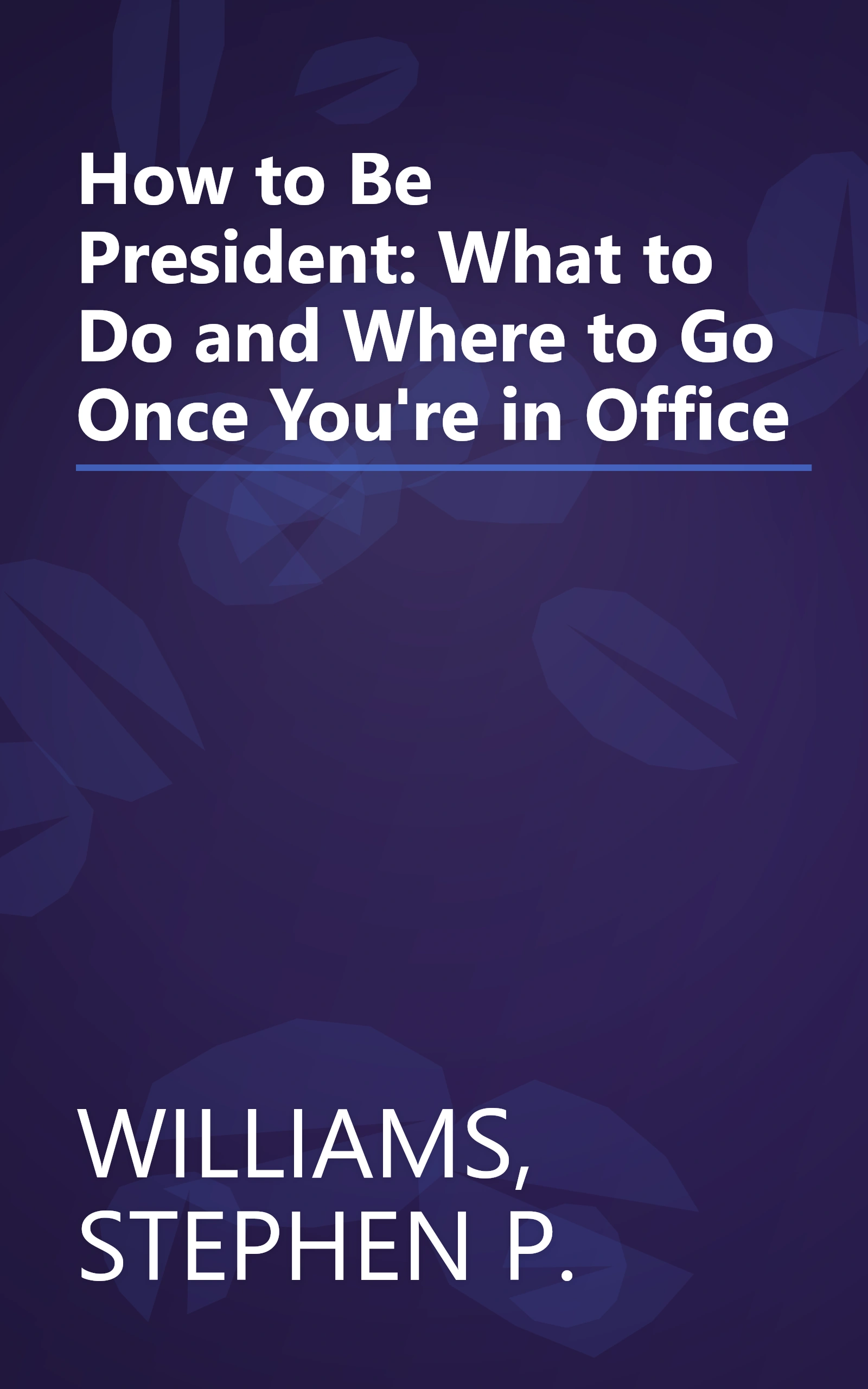 How to Be President: What to Do and Where to Go Once You're in Office book cover